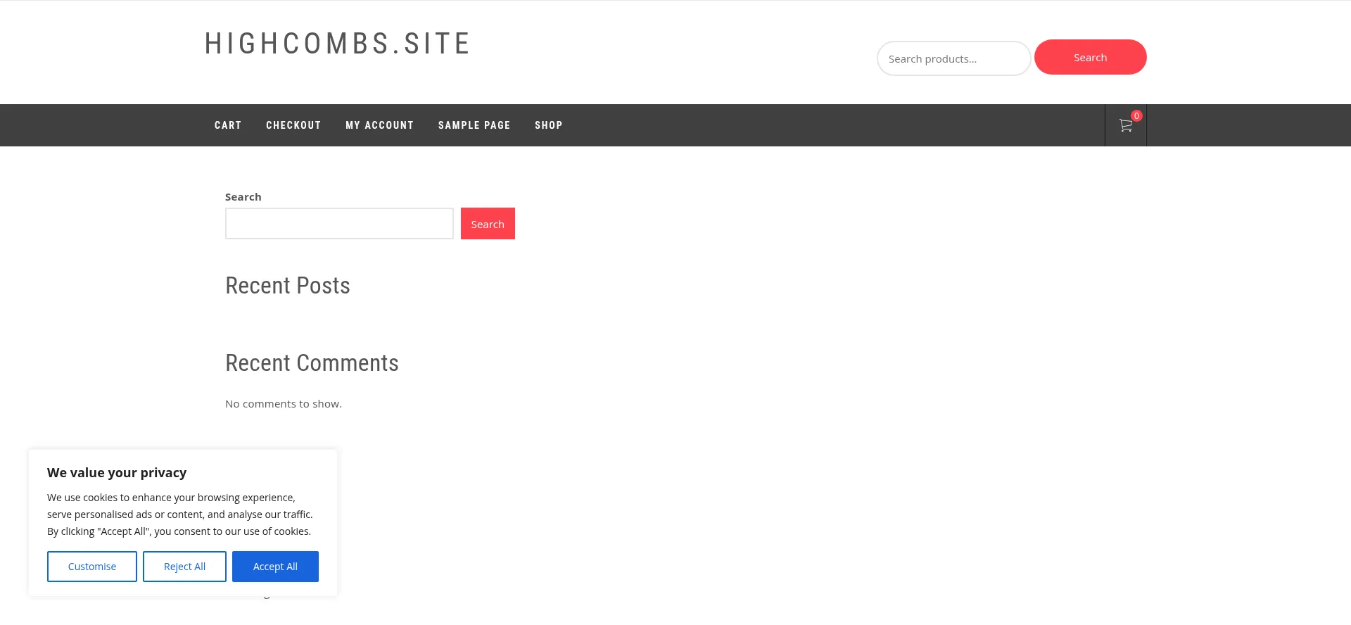 Highcombs.site Reviews: Unsettled Website | Check if site is scam or legit