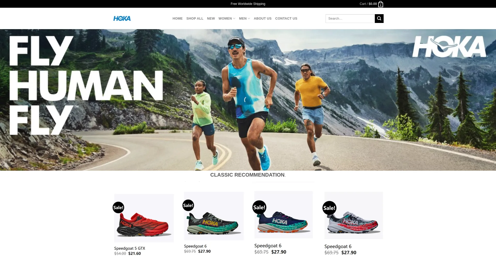 Hokas.top Reviews: Suspicious Shop. Very Low Trust 1/100