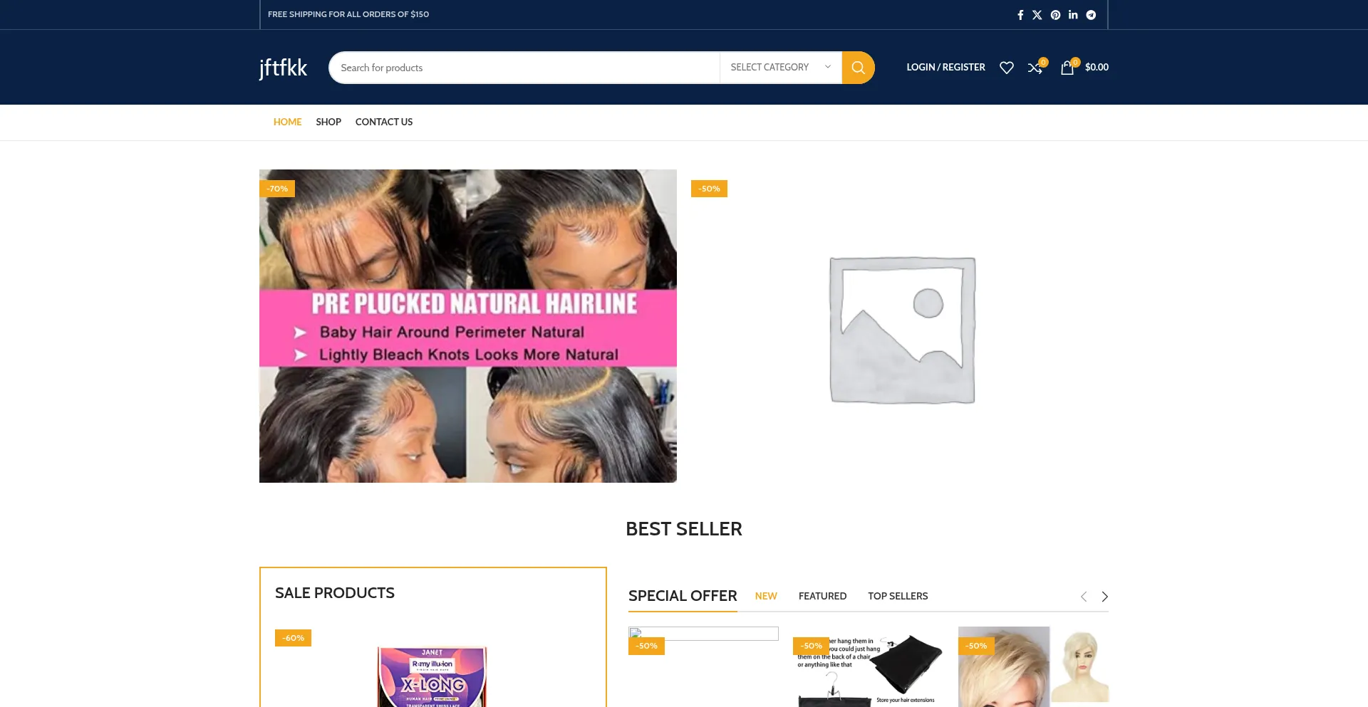 Jftfkk.shop Review: Suspicious Website. Low trust score: 39%