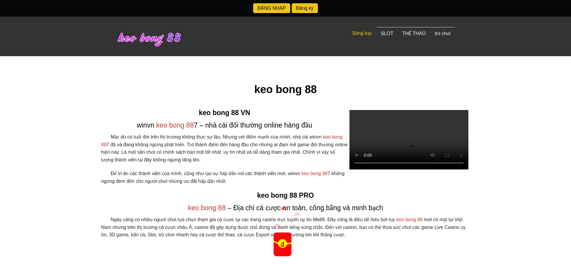 Keo-bong-88.online Reviews: Low Trust Online Casino | Check if site is scam or legit