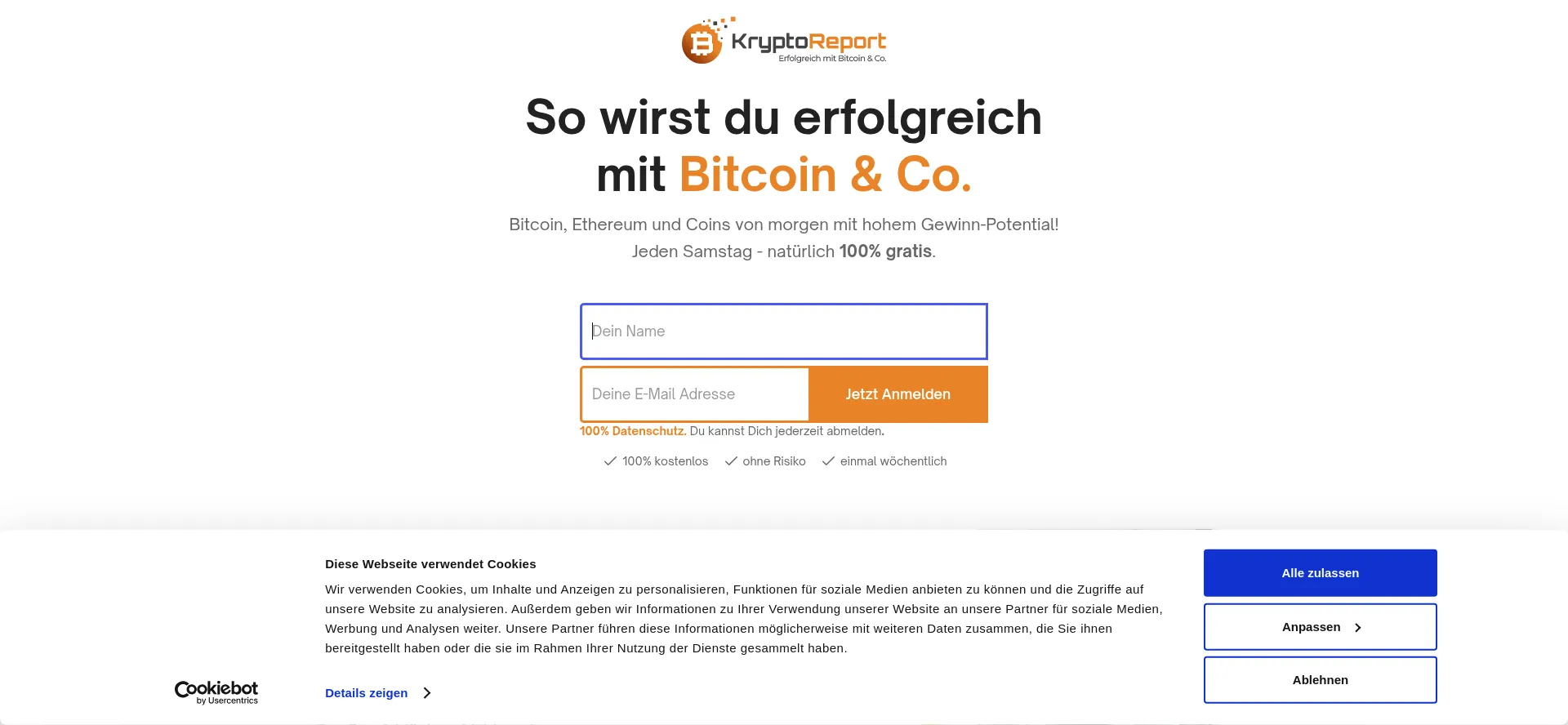 Krypto-report.de Reviews | Check if site is scam or legit