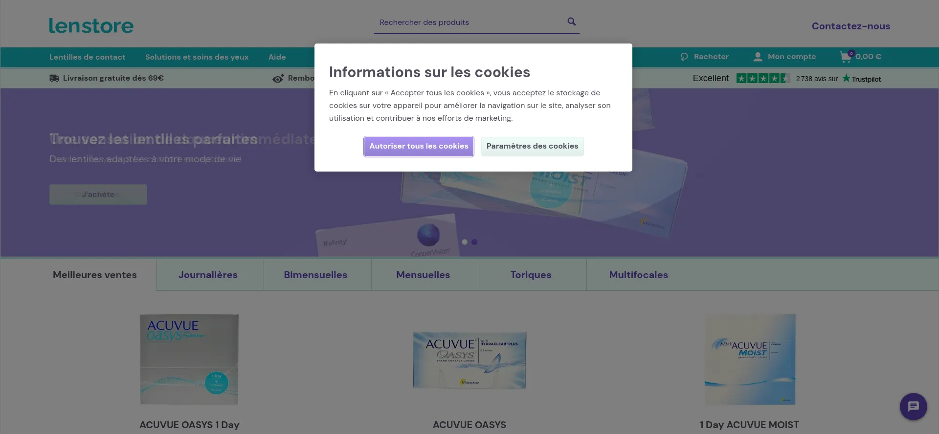 Lenstore.fr Reviews | Check if site is scam or legit