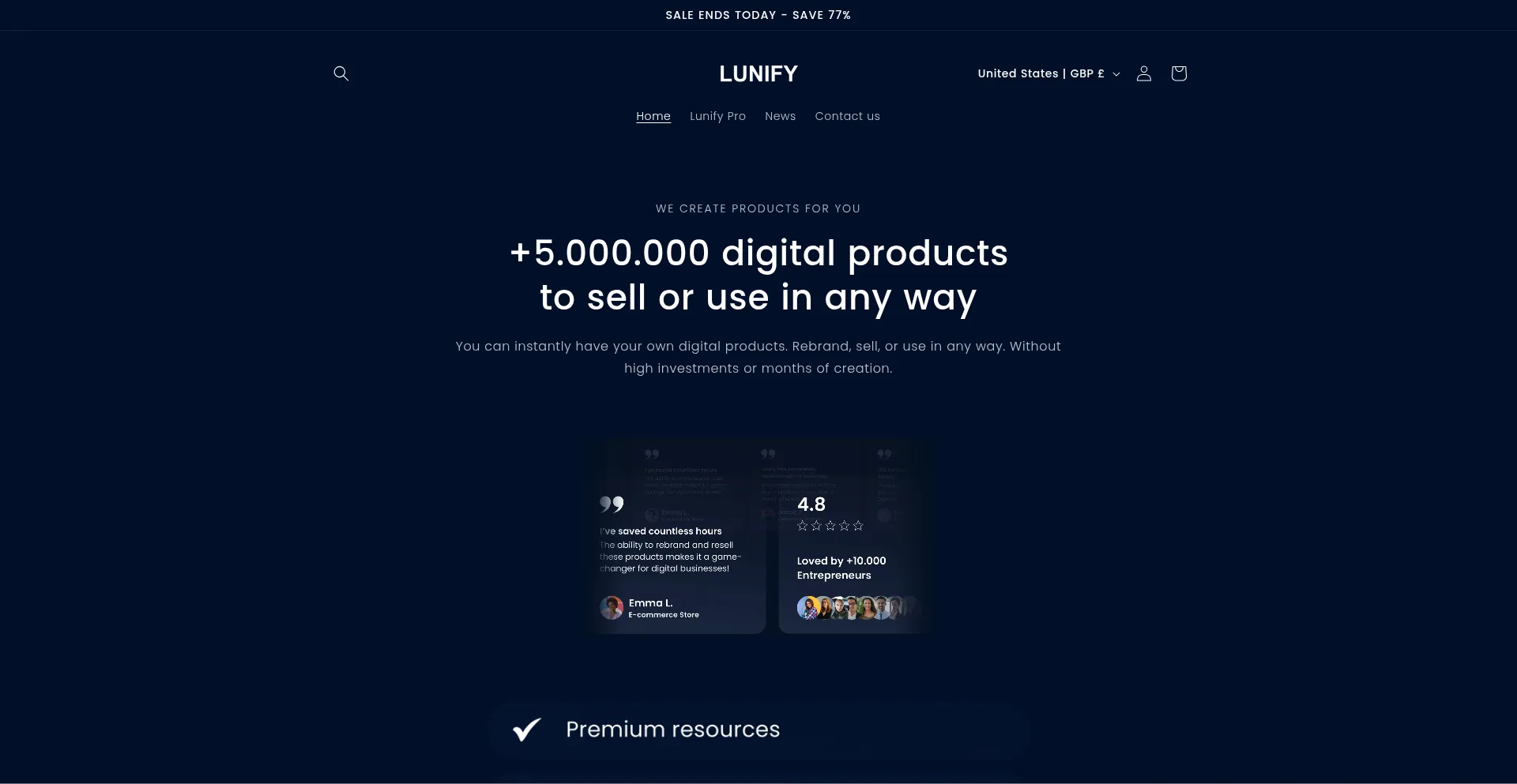 Lunify.pro Reviews: Suspicious Shop. Very Low Trust 1/100