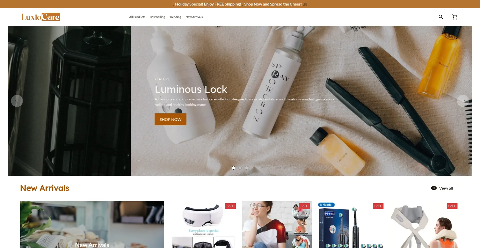 Luxiocare.com Review: Suspicious Website. Low trust score: 39%