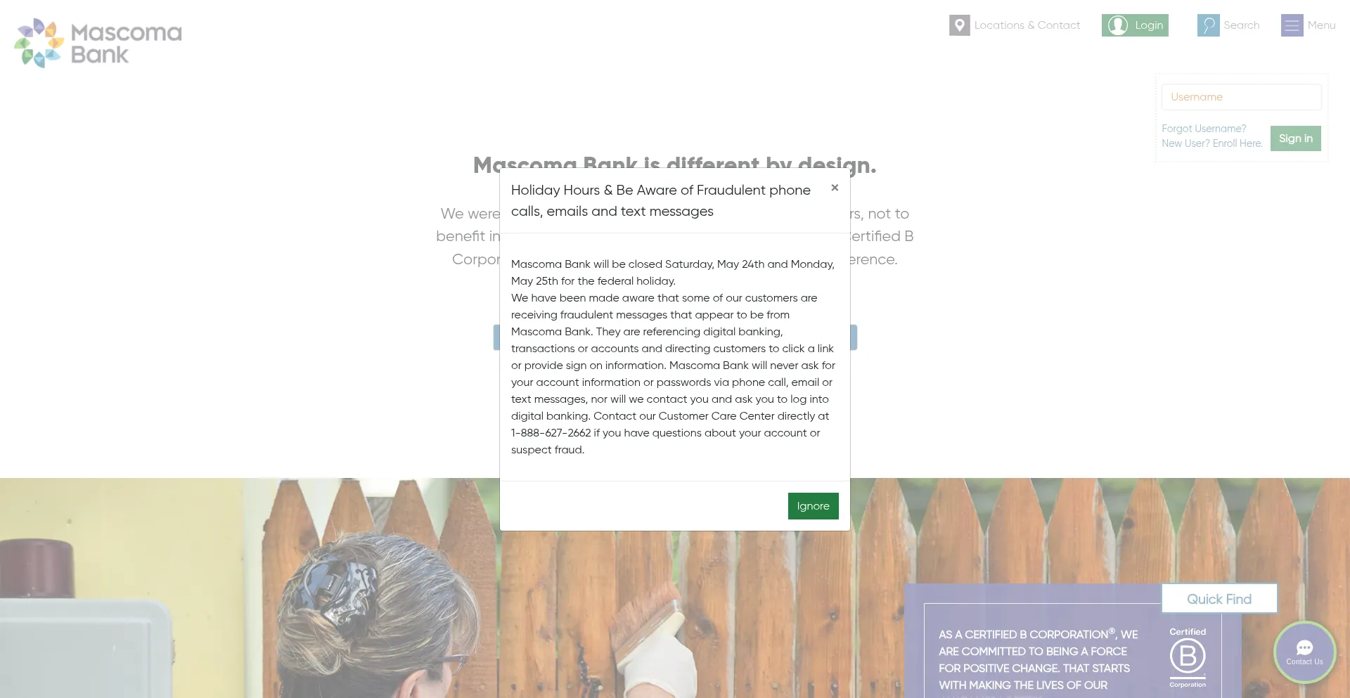 Mascoma.bank Reviews | Check if site is scam or legit