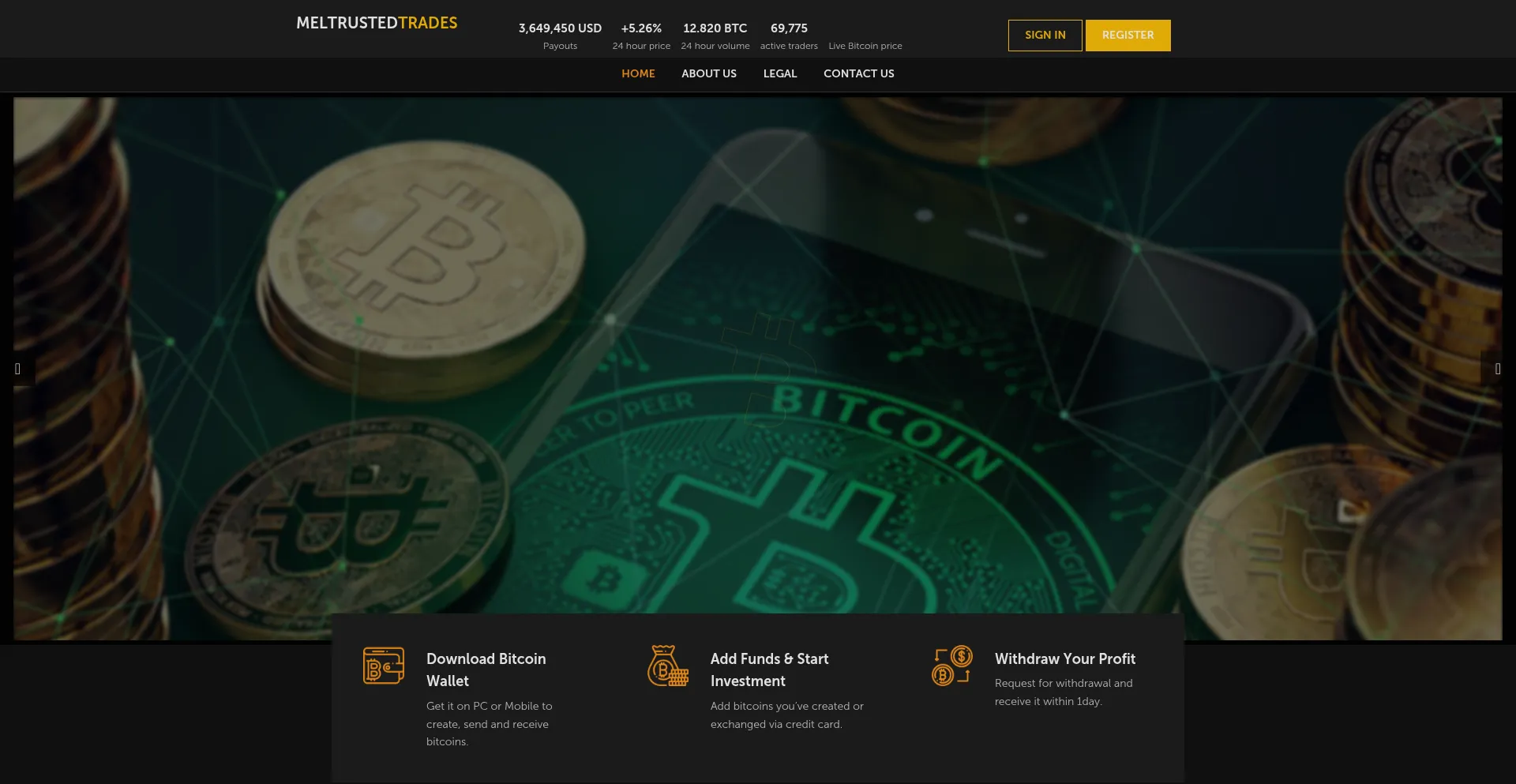 Meltrustedtrades.pro Review: Suspicious Website. Low trust score: 28%