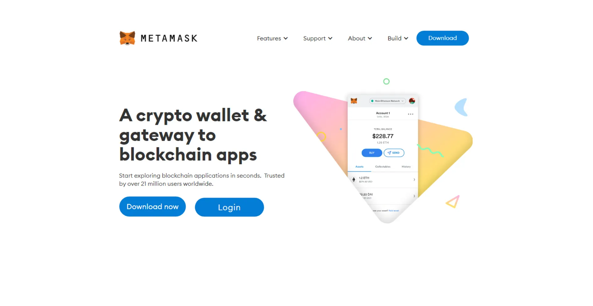 Metamsk-xwallt.godaddysites.com Review: Safe or Scam? Low trust score: 39%