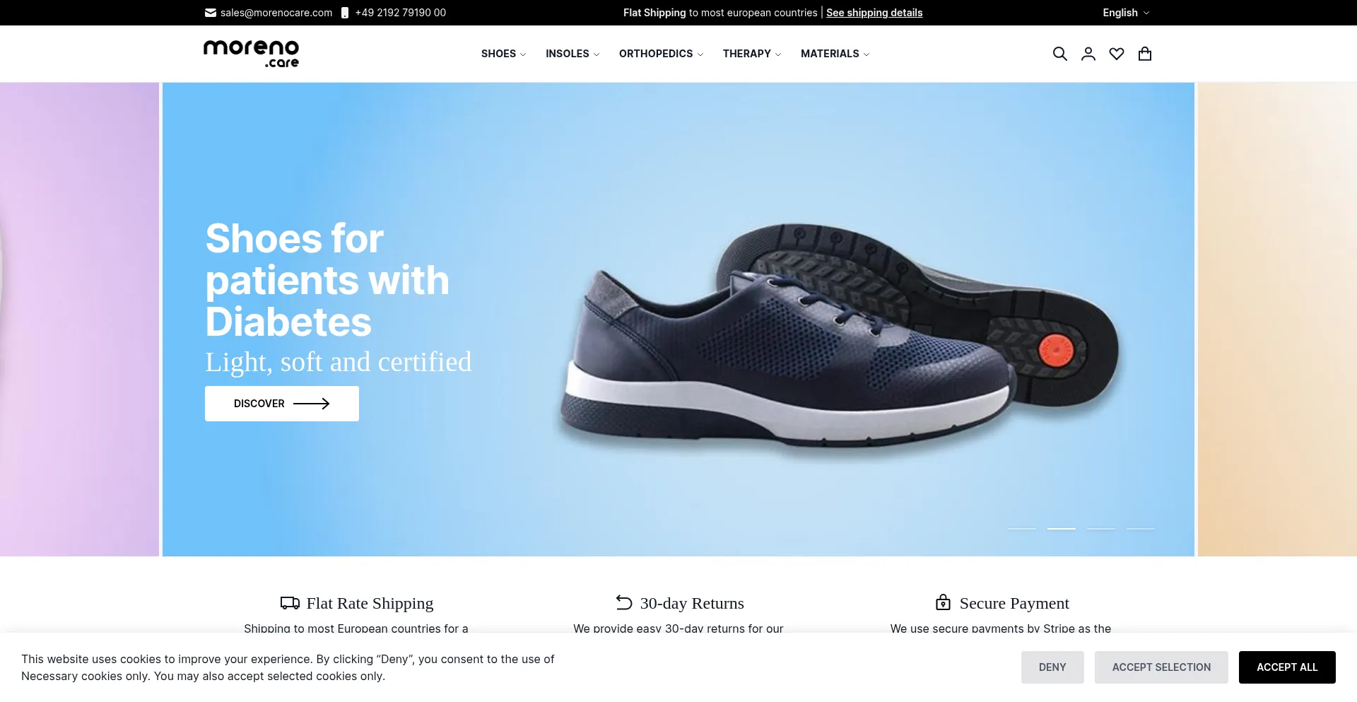 Morenocare.es Review: Suspicious Website. Low trust score: 39%