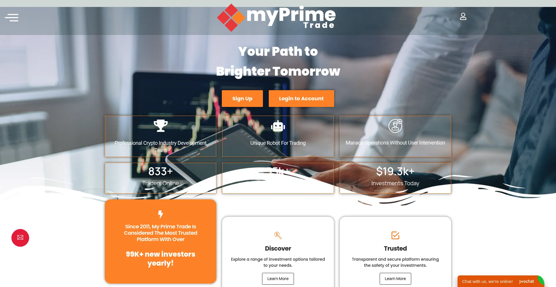 Myprimetrades.com Reviews: Financial scam | Check if site is scam or legit