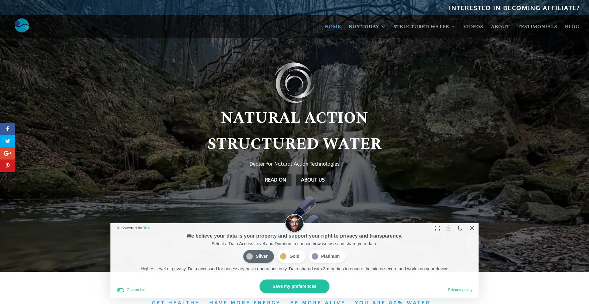 Naturallybalancedstructuredwater.com Reviews | Scam, Legit or Safe Check
