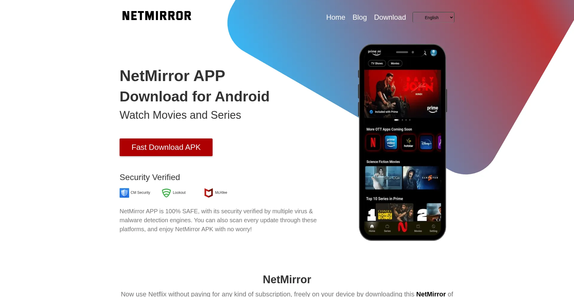 Netmirror.net.pk Phishing Report: Is It Safe? (1/100 Trust Score)
