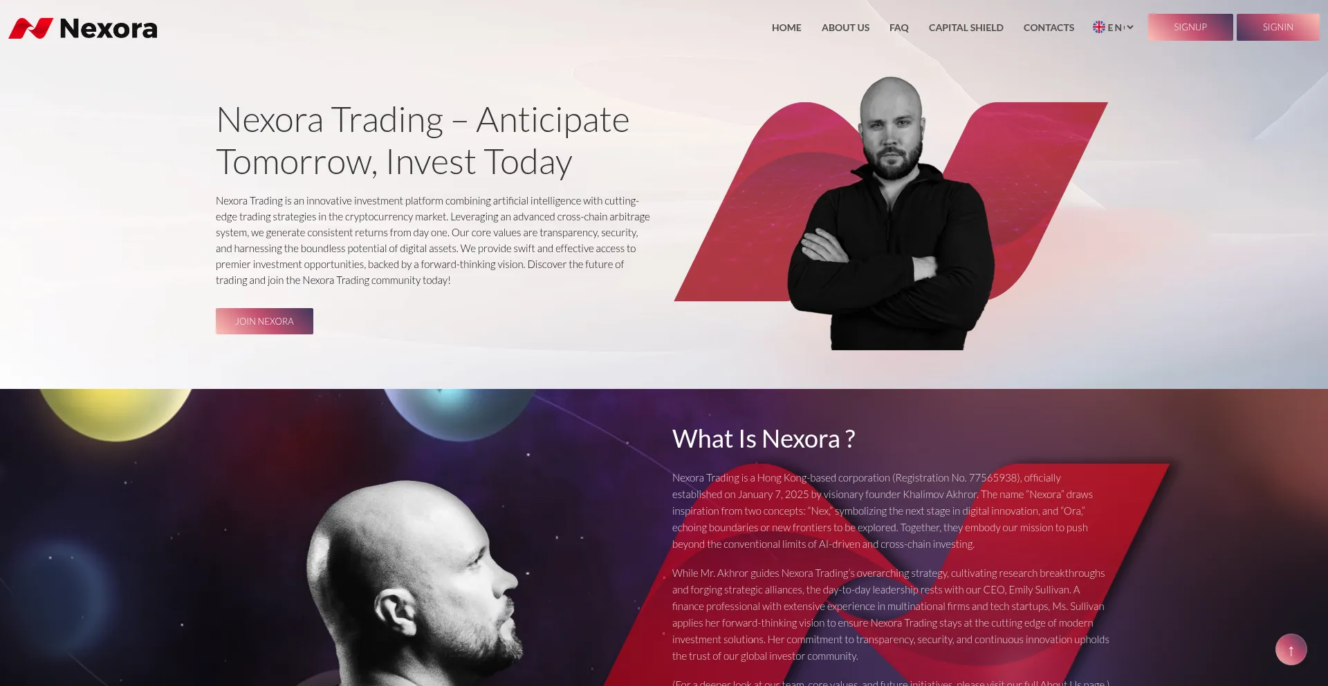 Nexora.trade Review: Suspicious Website. Low trust score: 25%