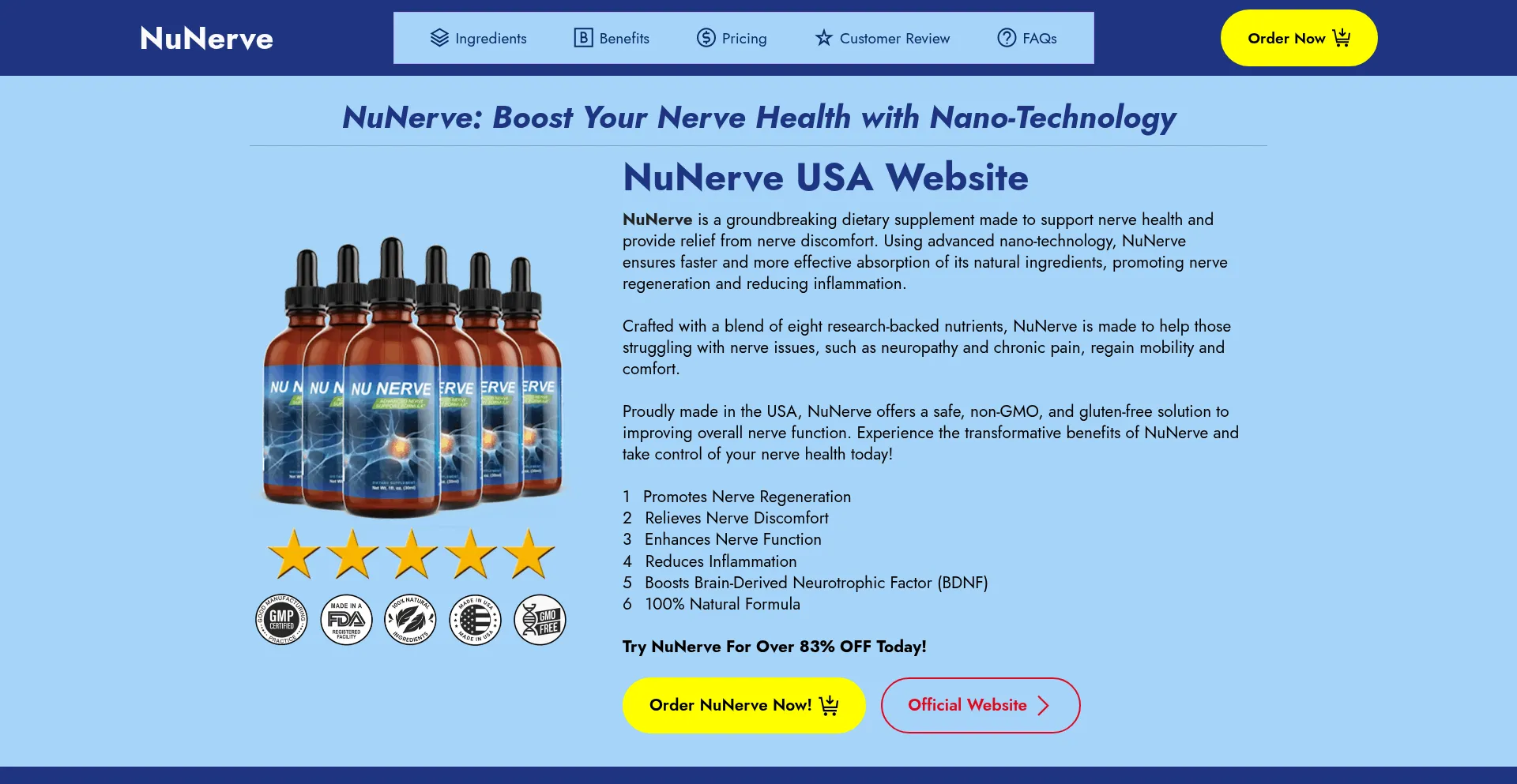 Nunerve-us.us Review: Risk Signals and Reputation (53/100 Trust Score)