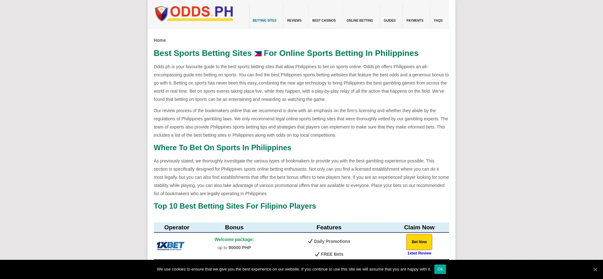 Odds.ph Reviews | scam, legit or safe check | Gridinsoft