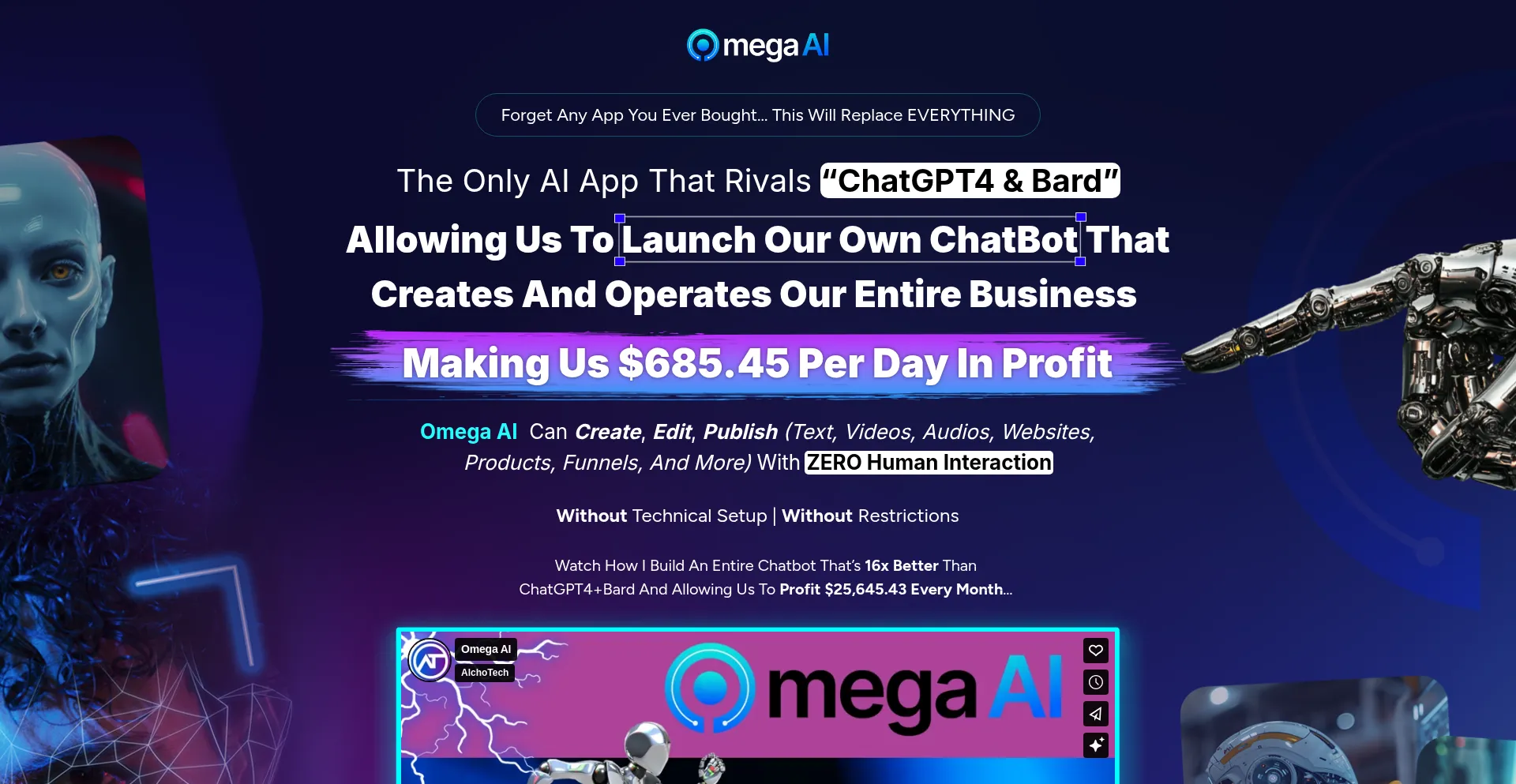 Omegaai.live Review: Suspicious Website. Low trust score: 39%