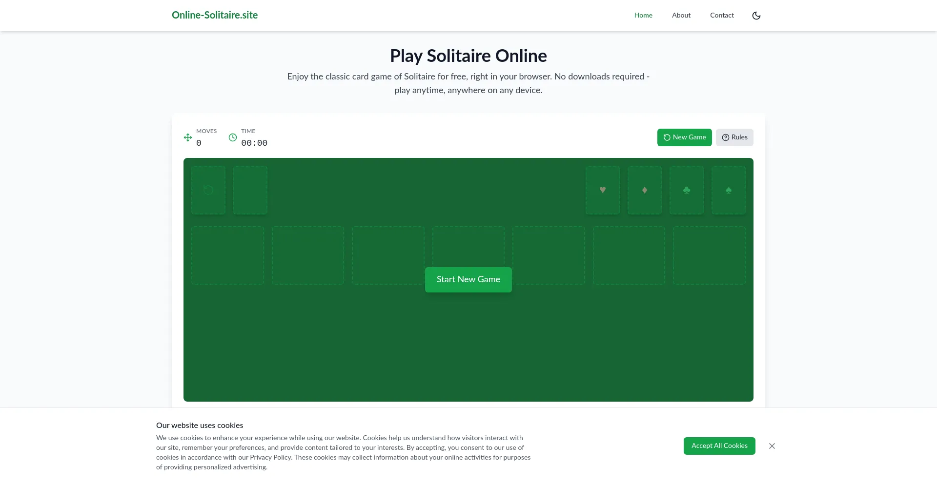 Online-solitaire.site Scam Check: New Domain Warning
