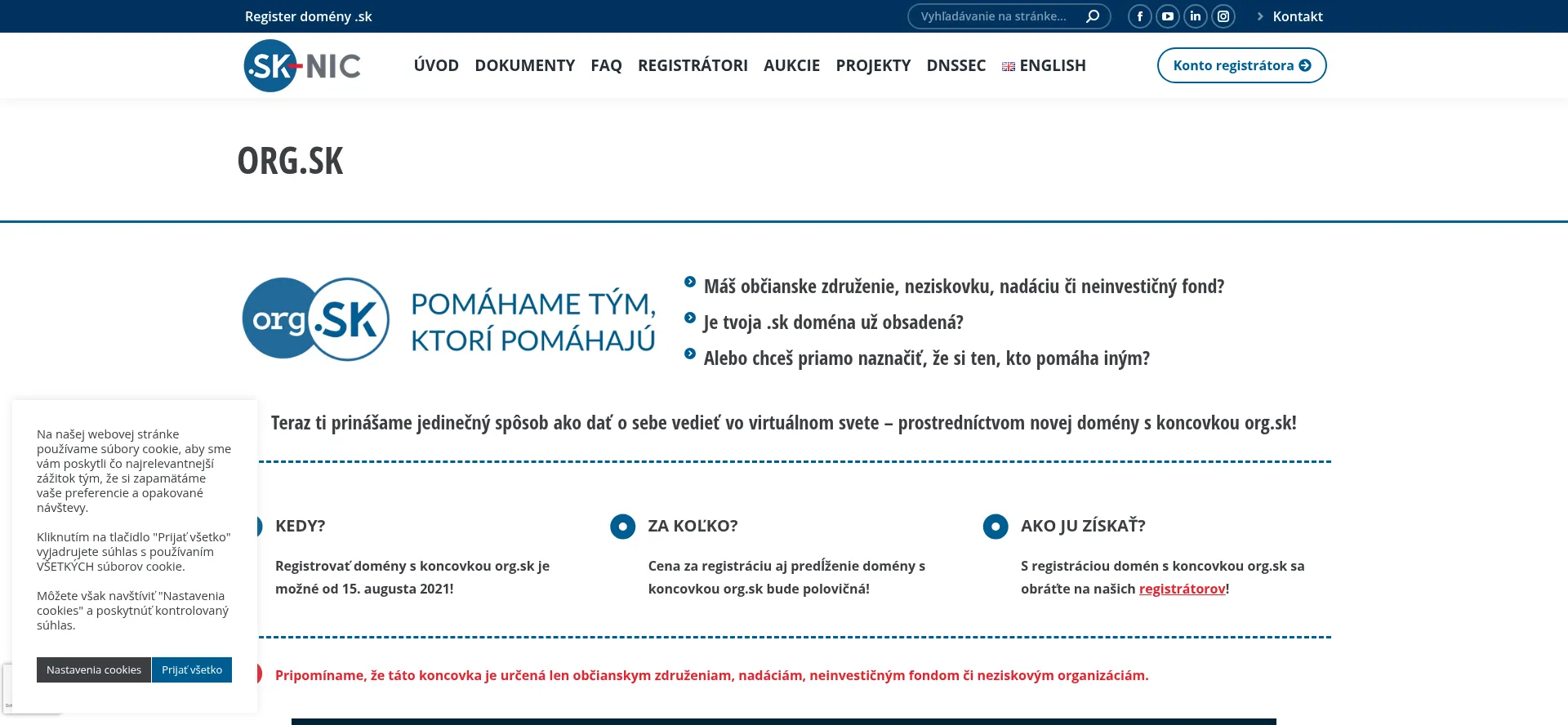 Org.sk Reviews | Scam, Legit or Safe Check