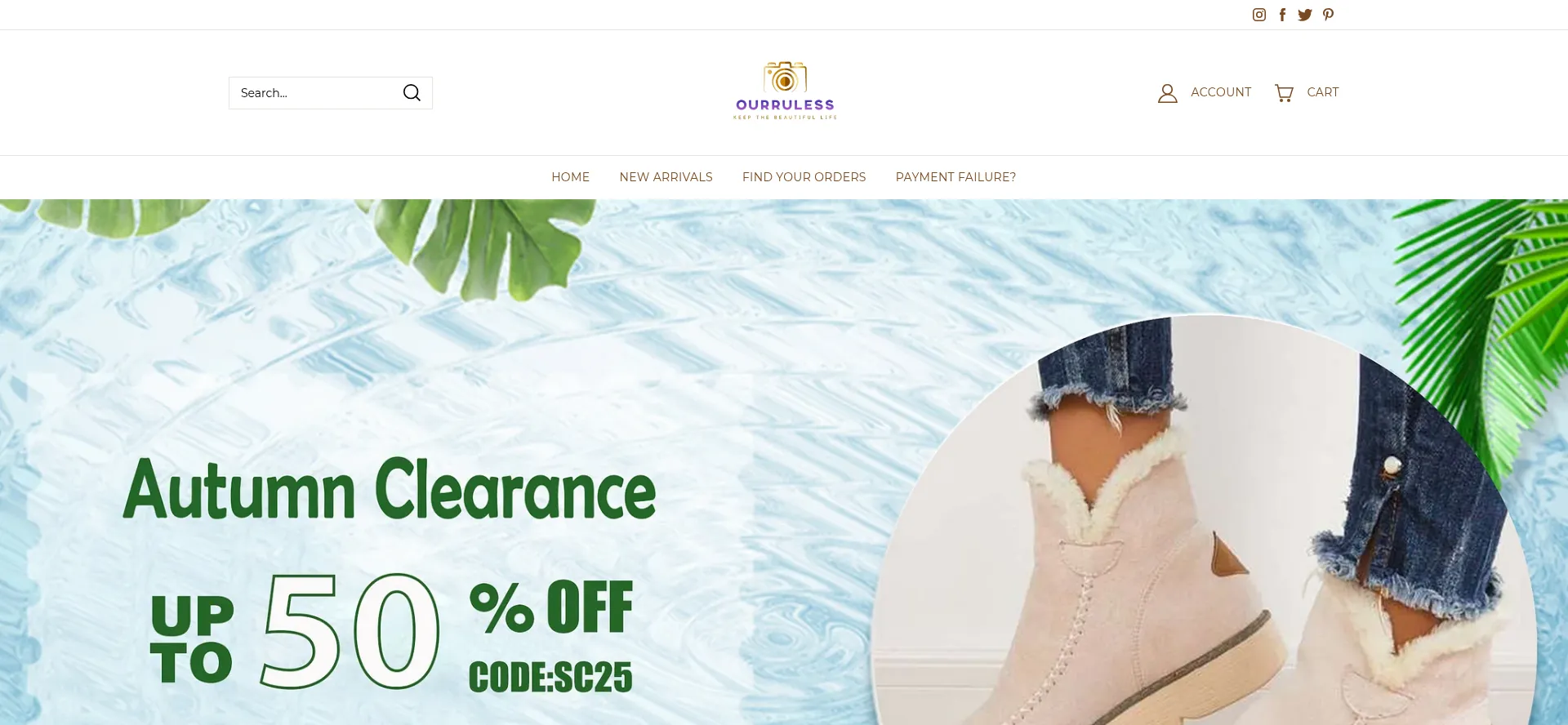 Ourruless.store Reviews: Scam Shop. Very Low Trust 1/100