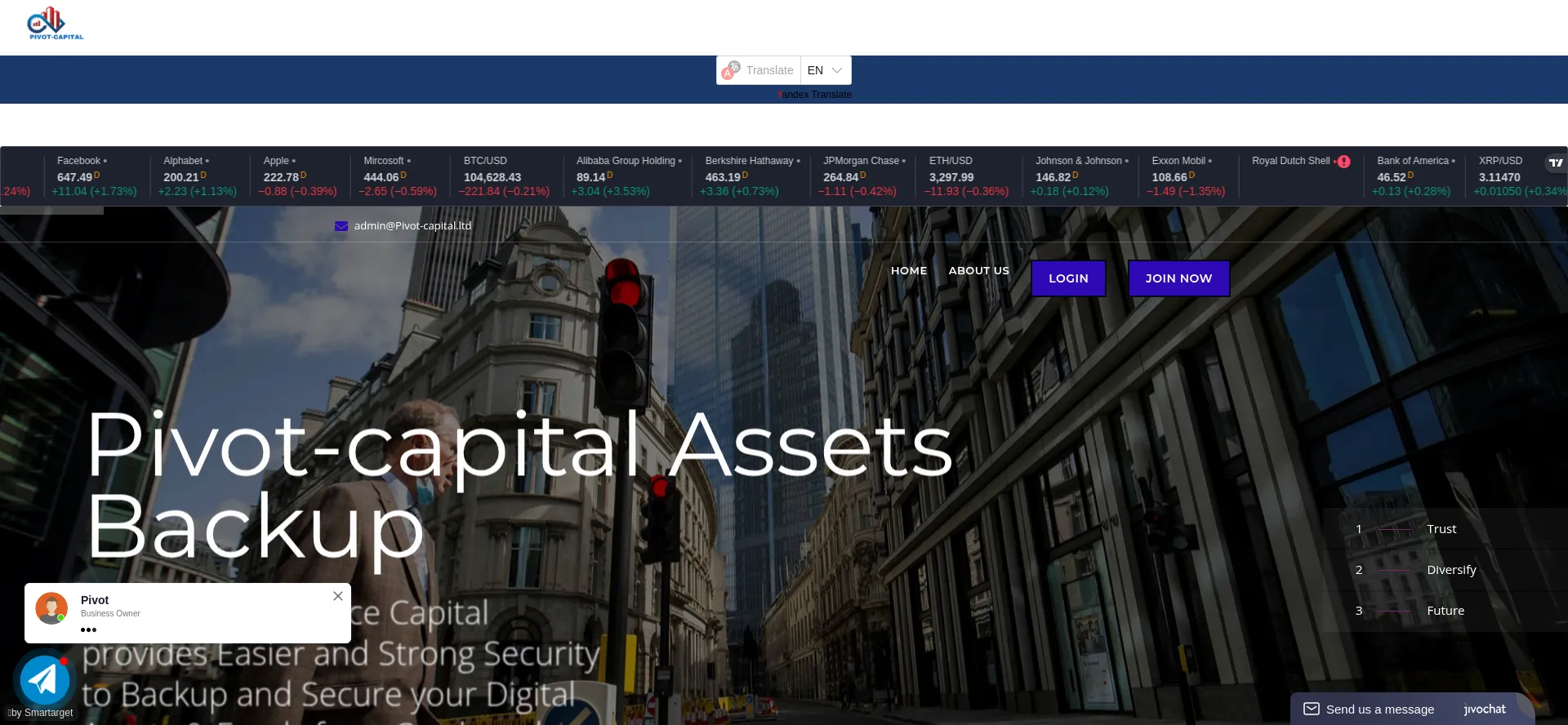 Pivot-capital.ltd Reviews: Crypto Scam, Legit or Safe Check | Gridinsoft