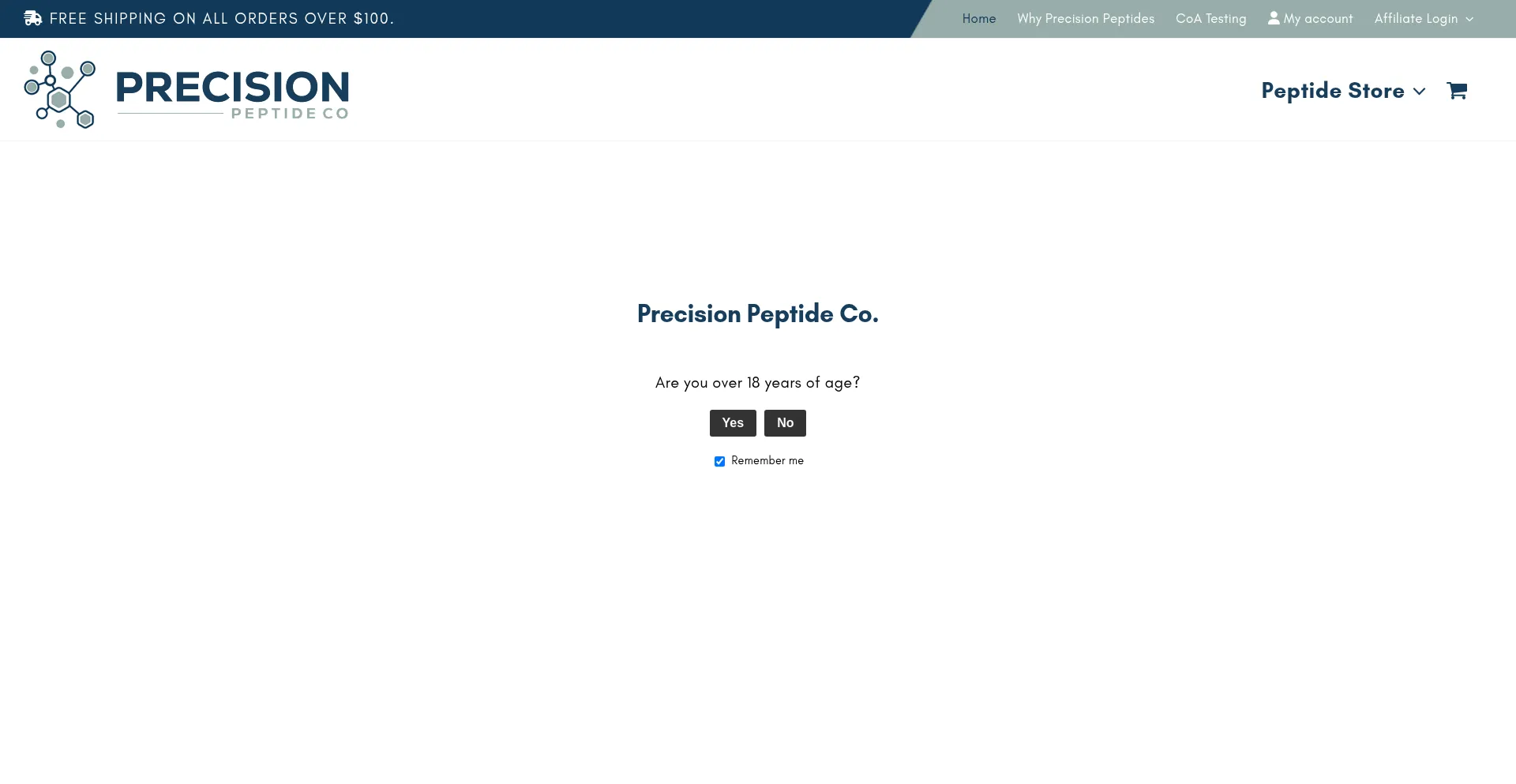 Precisionpeptideco.com Reviews | Scam, Legit or Safe Check