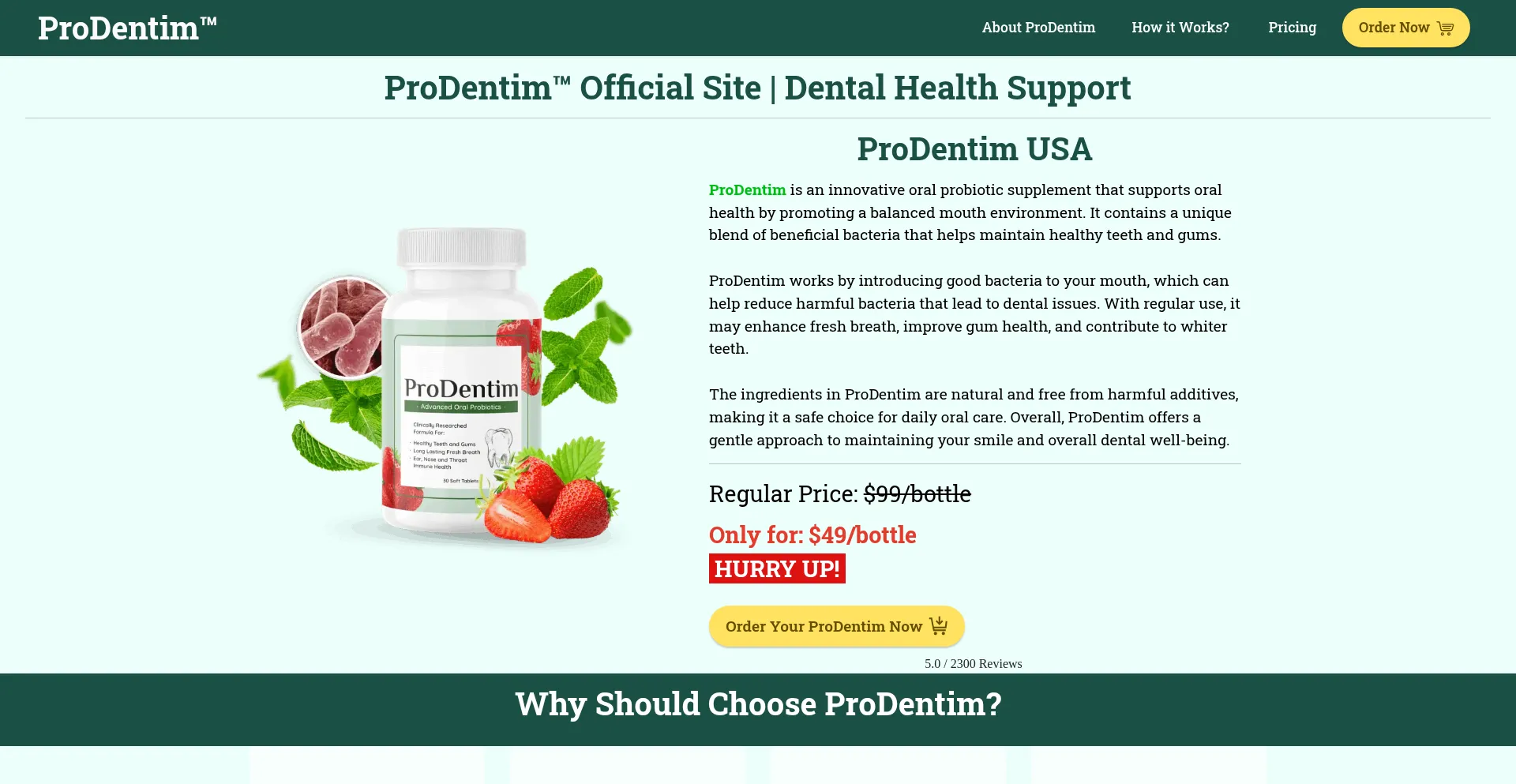 Prodentim-medicine.com Reviews: Suspicious Shop | Check if site is scam ...