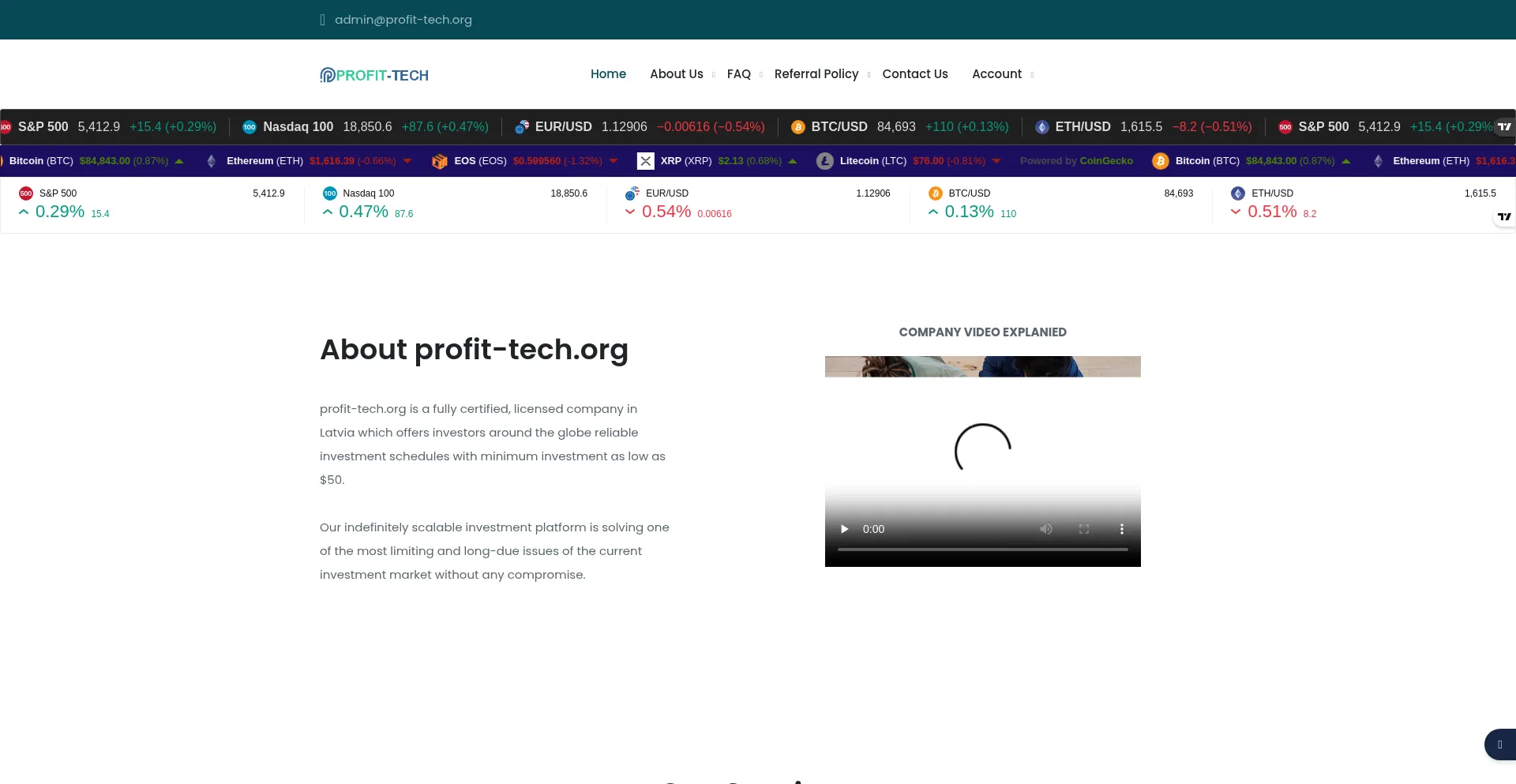 Profit-tech.org Reviews: Check Scam or Safe? Low Trust 39/100