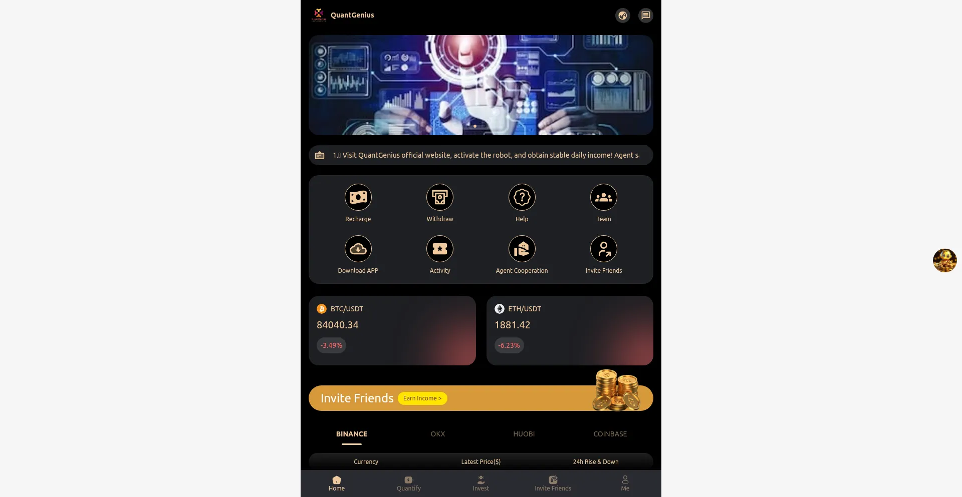 Quantgenius.site Reviews | scam, legit or safe check | Gridinsoft