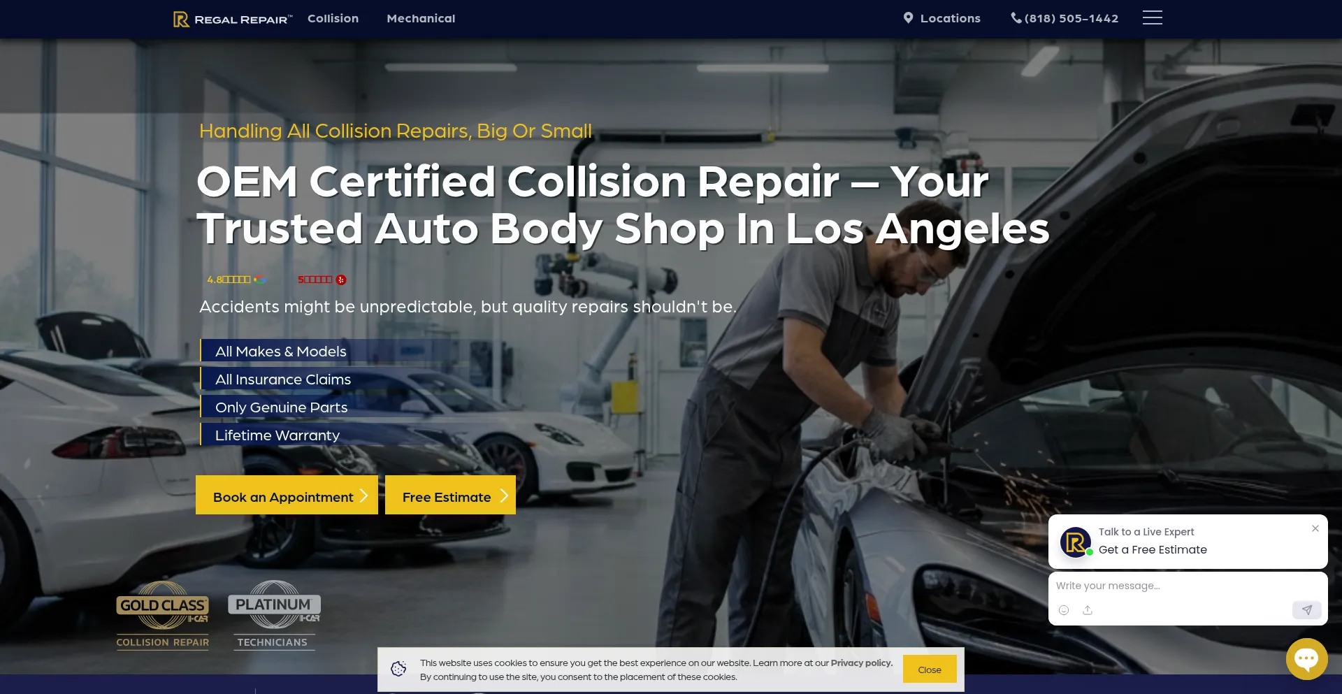 Regalrepair.com Financial Service Review (79/100 Trust Score)