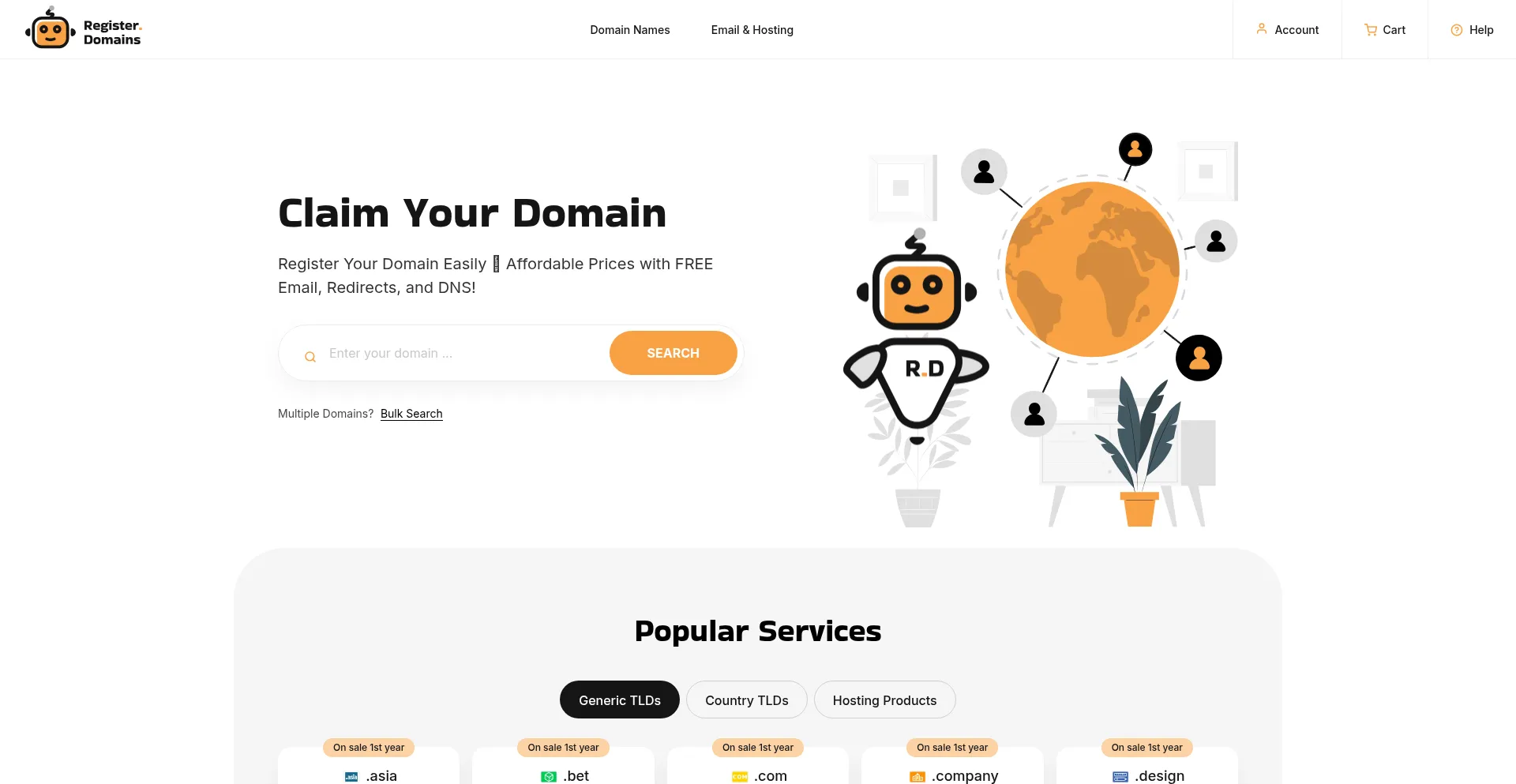 Register.domains Reviews | Check if site is scam or legit