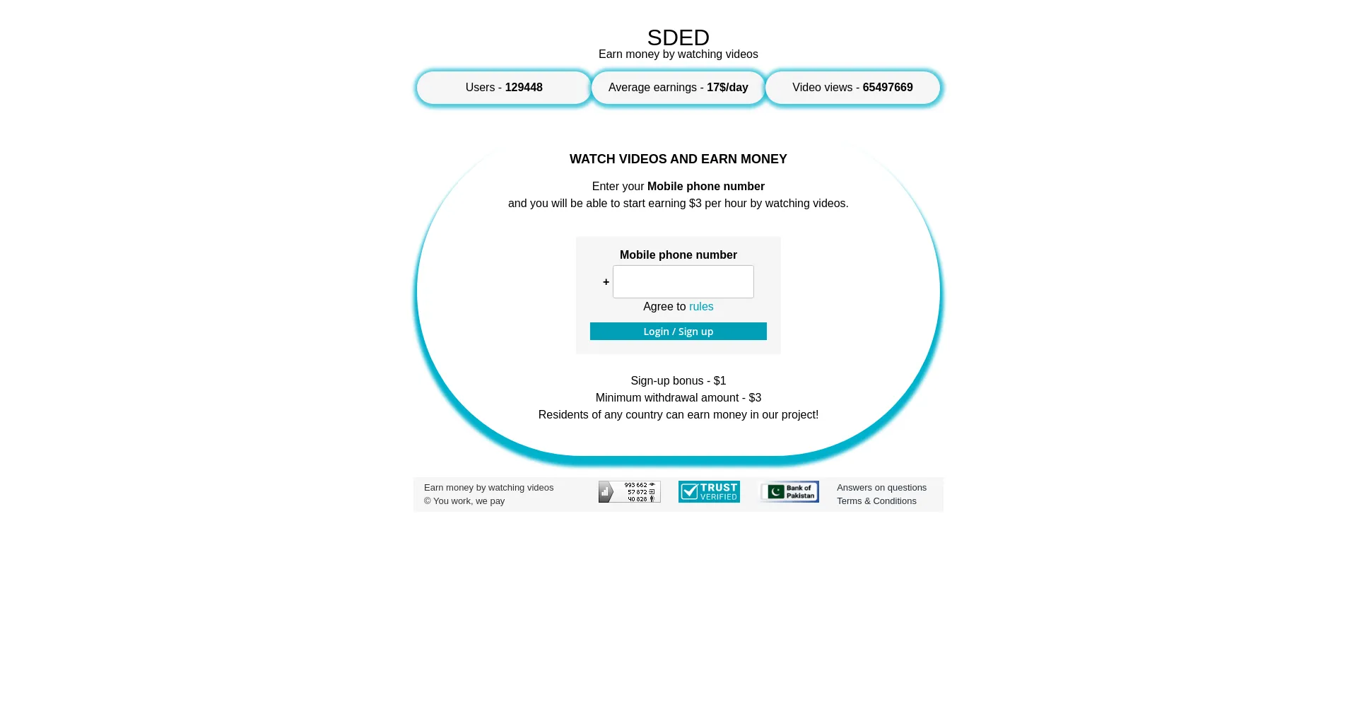 Sded.pw Reviews: Check Scam or Safe? Very Low Trust 9/100