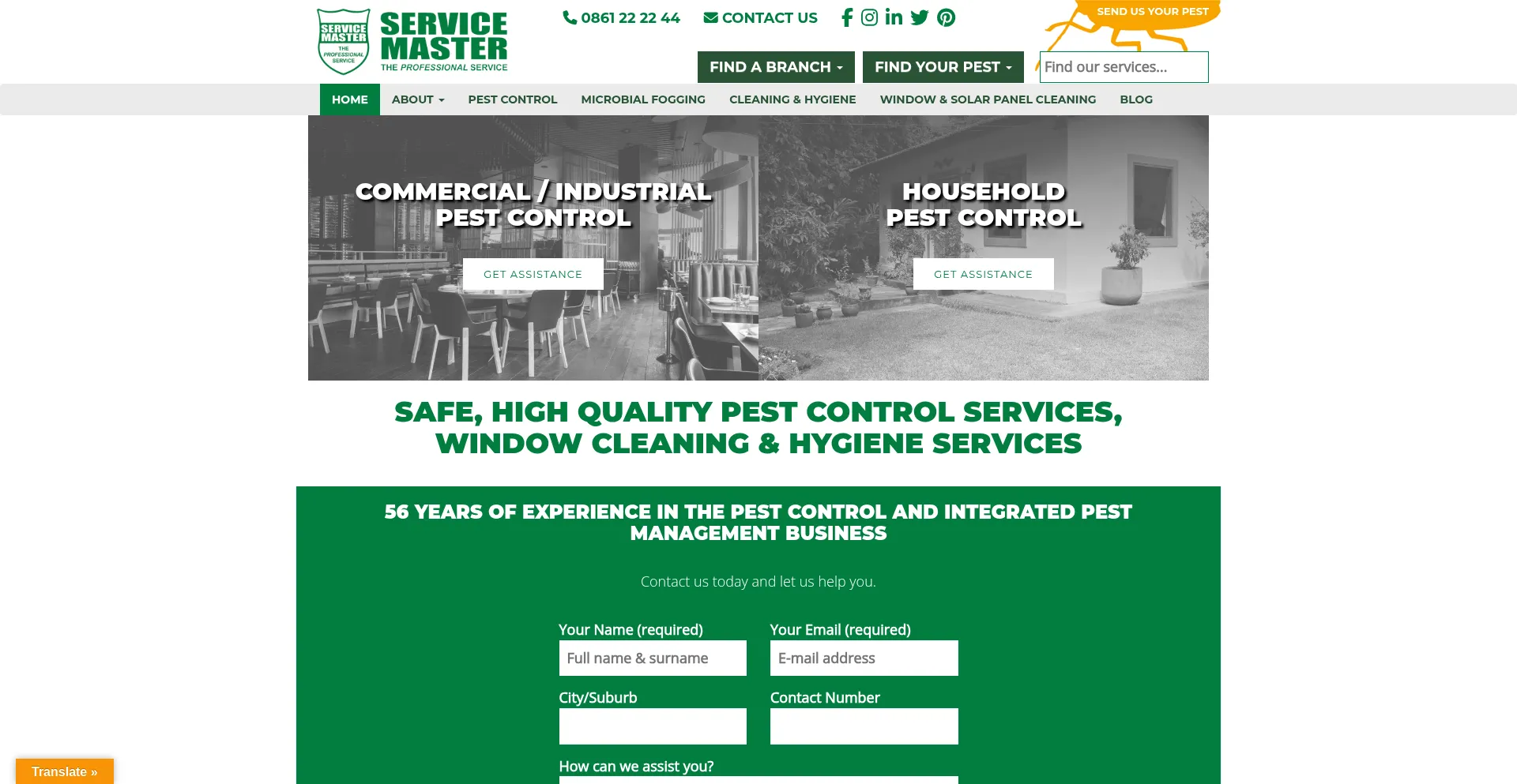 Servicemaster.co.za Reviews | Check if site is scam or legit