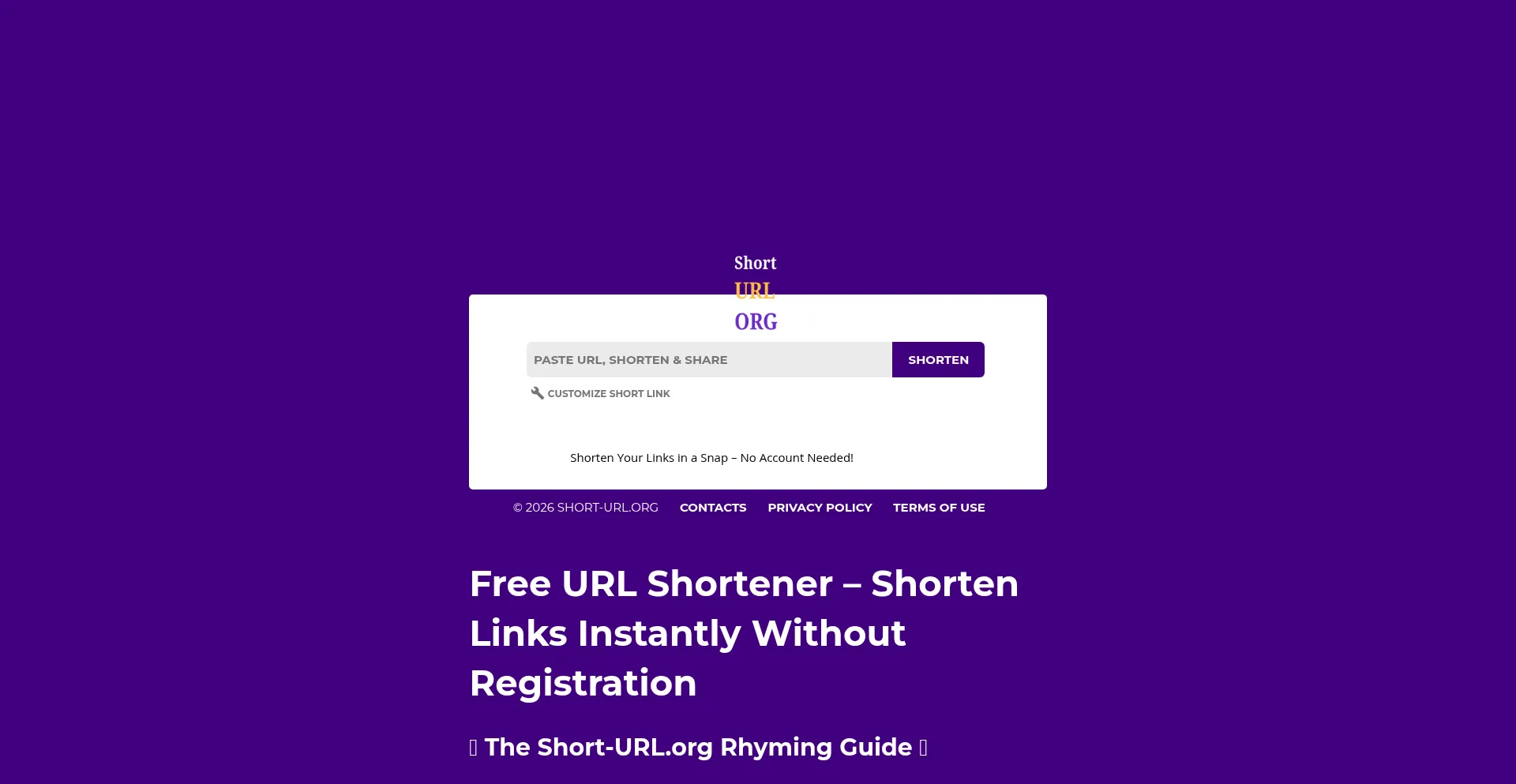 Short-url.org Scam Check: Blacklist Warning (24/100 Trust Score)