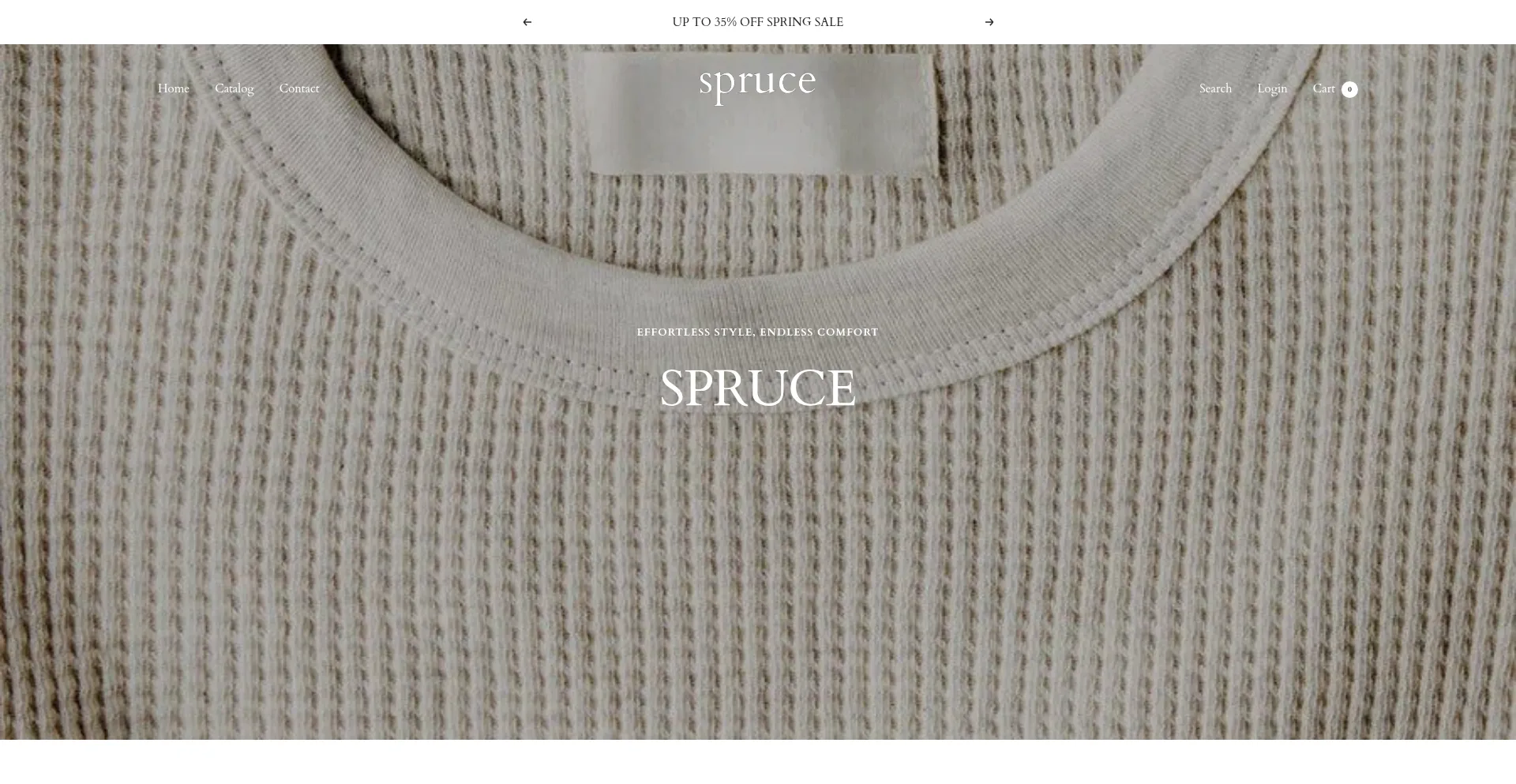 Spruceclothing.us New Store Caution (60/100 Trust Score)