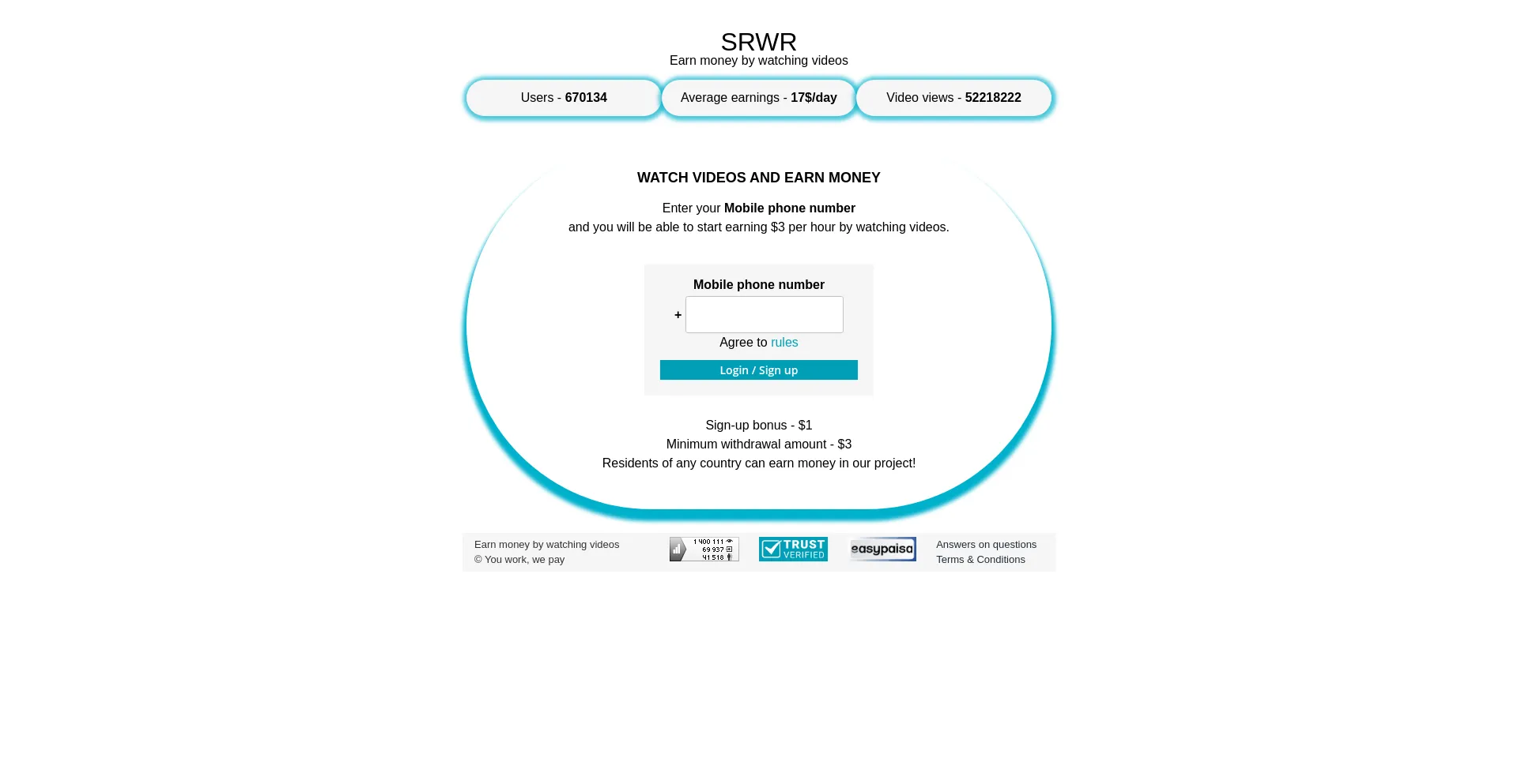 Srwr.pw Reviews: Check Scam or Safe? Very Low Trust 9/100