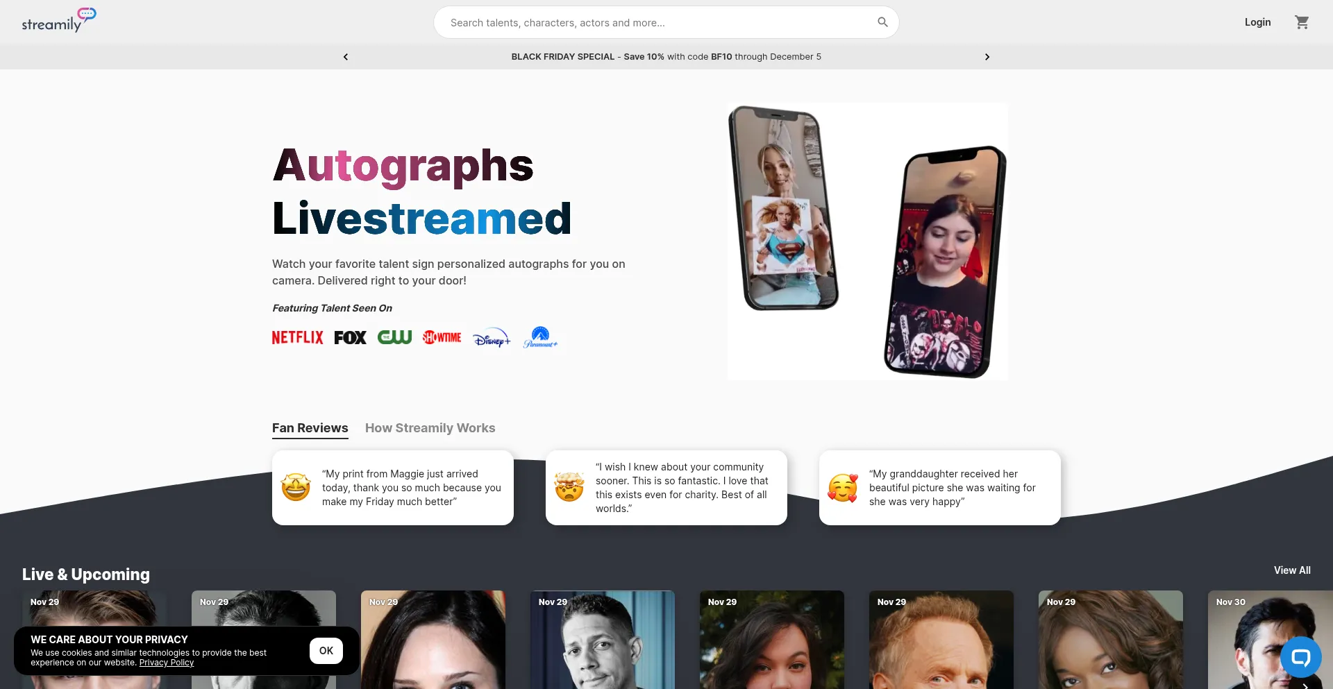 Streamily.com Fake Social Links and Streaming Site (59/100 Trust Score)