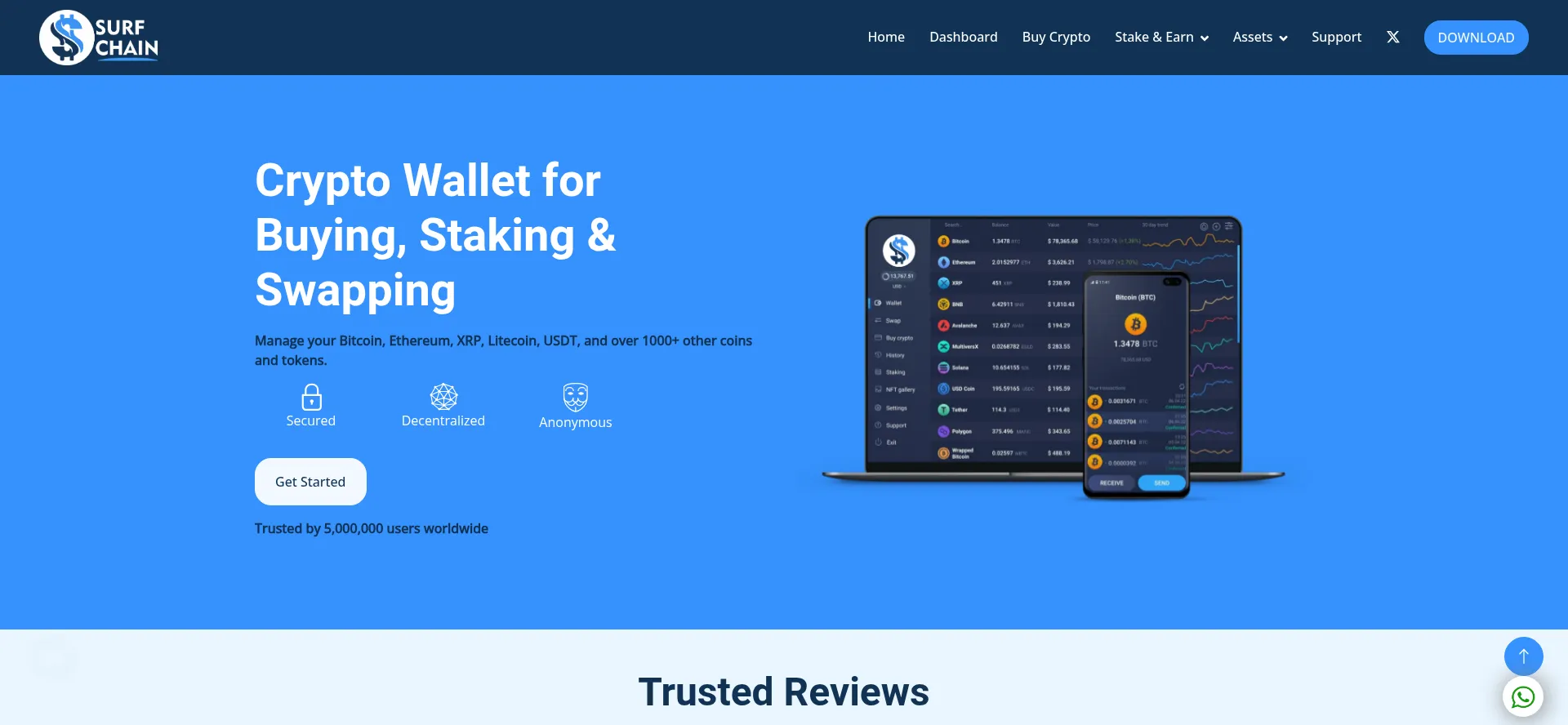 Surf-chain.net Reviews: Crypto Scam, Legit or Safe Check | Gridinsoft