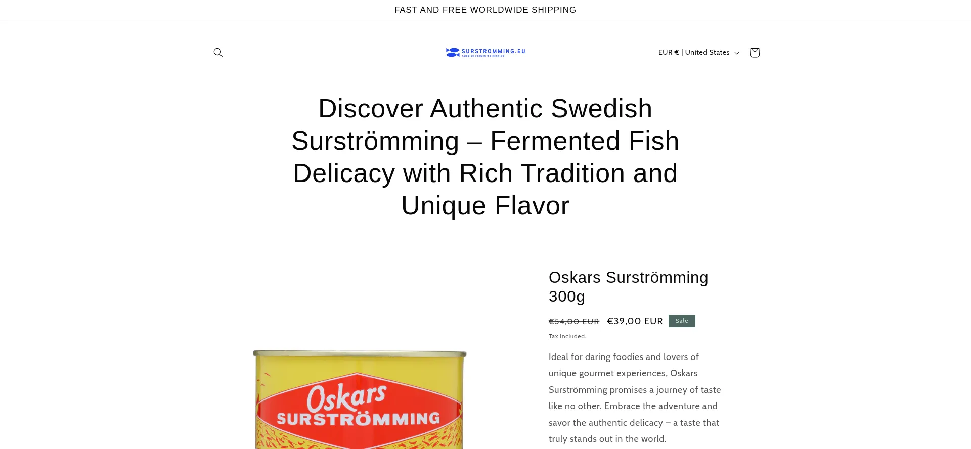 Surstromming.eu Reviews | Scam, Legit or Safe Check