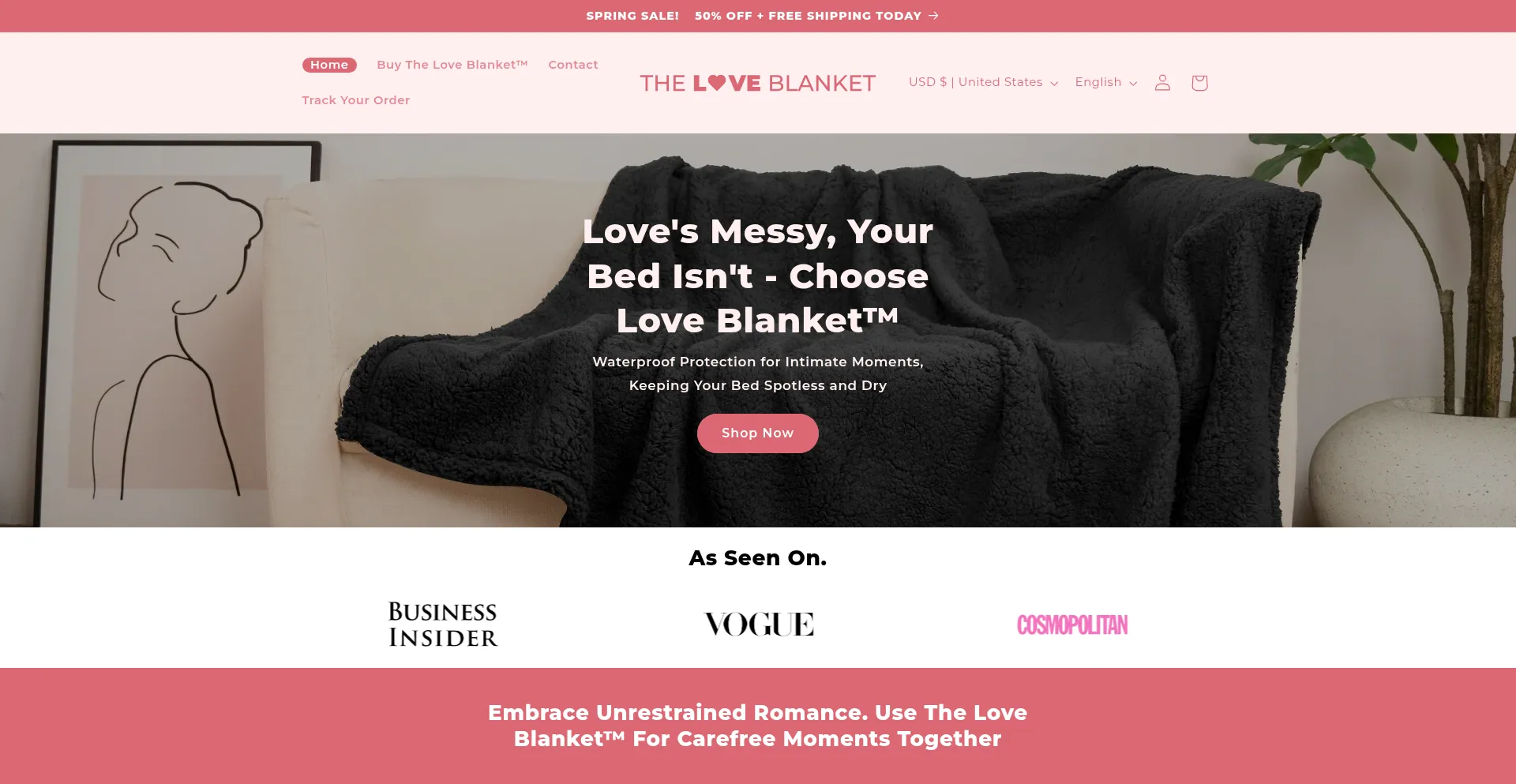 Theloveblanket.co Reviews: Suspicious Shop | Check if site is scam or legit