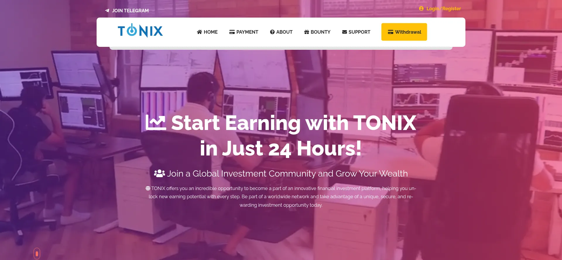 Tonix.live Reviews: Check Scam or Safe? Very Low Trust 3/100