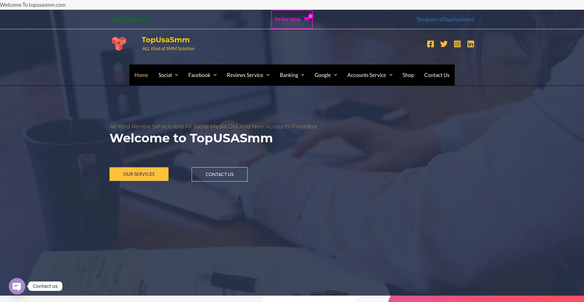 Topusasmm.com Reviews: Suspicious Shop | Check if site is scam or legit