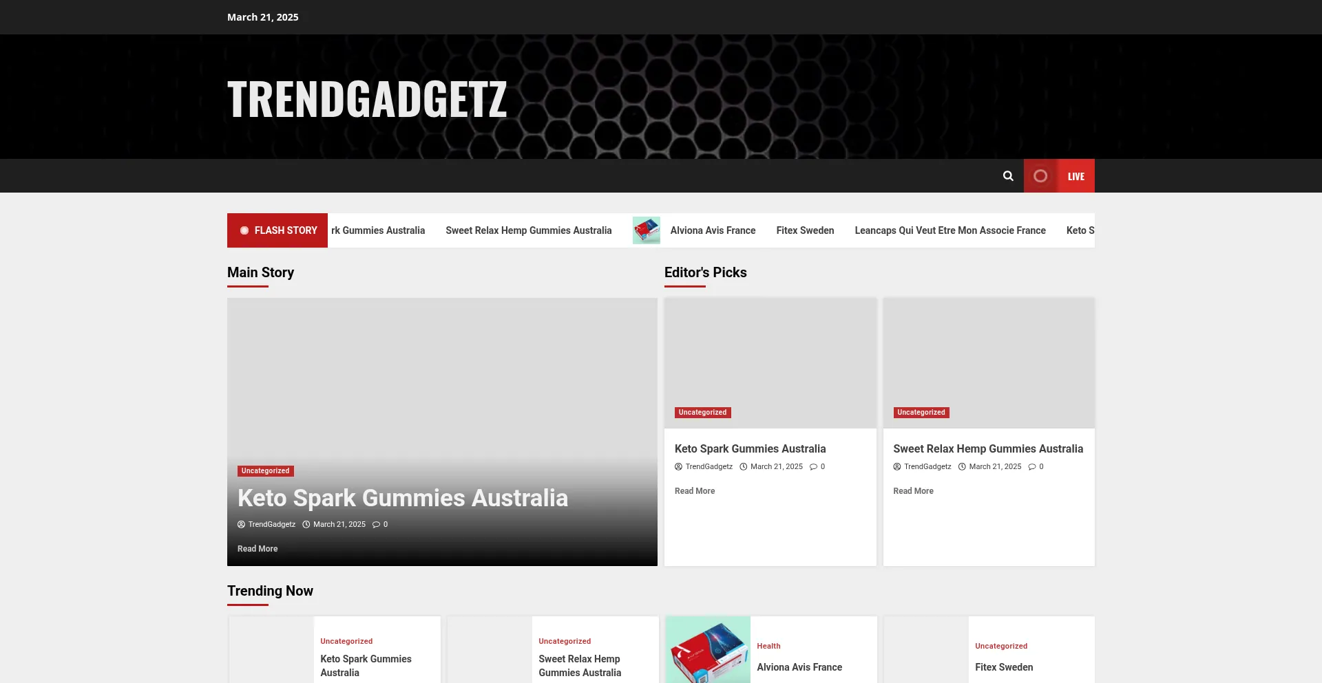 Trendgadgetz.shop Review: Suspicious Website. Low trust score: 33%