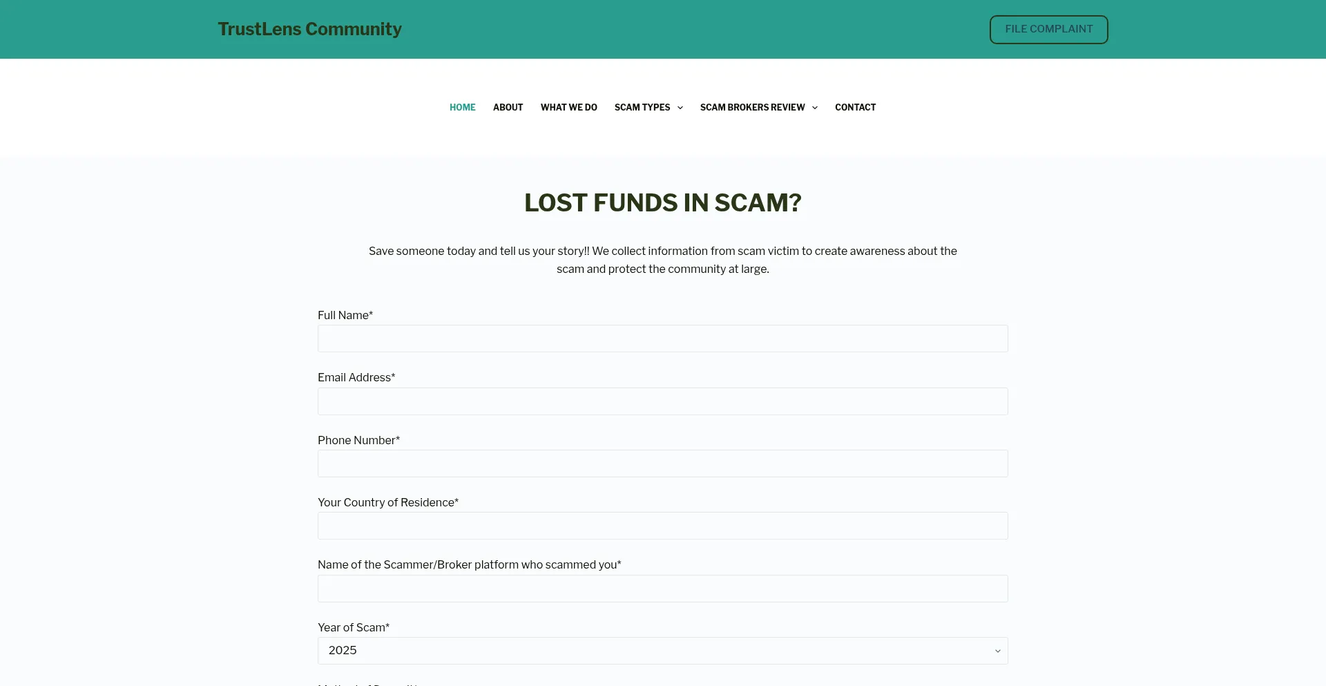 Trustlens.org Review: Suspicious Website. Dangerous trust score: 3%