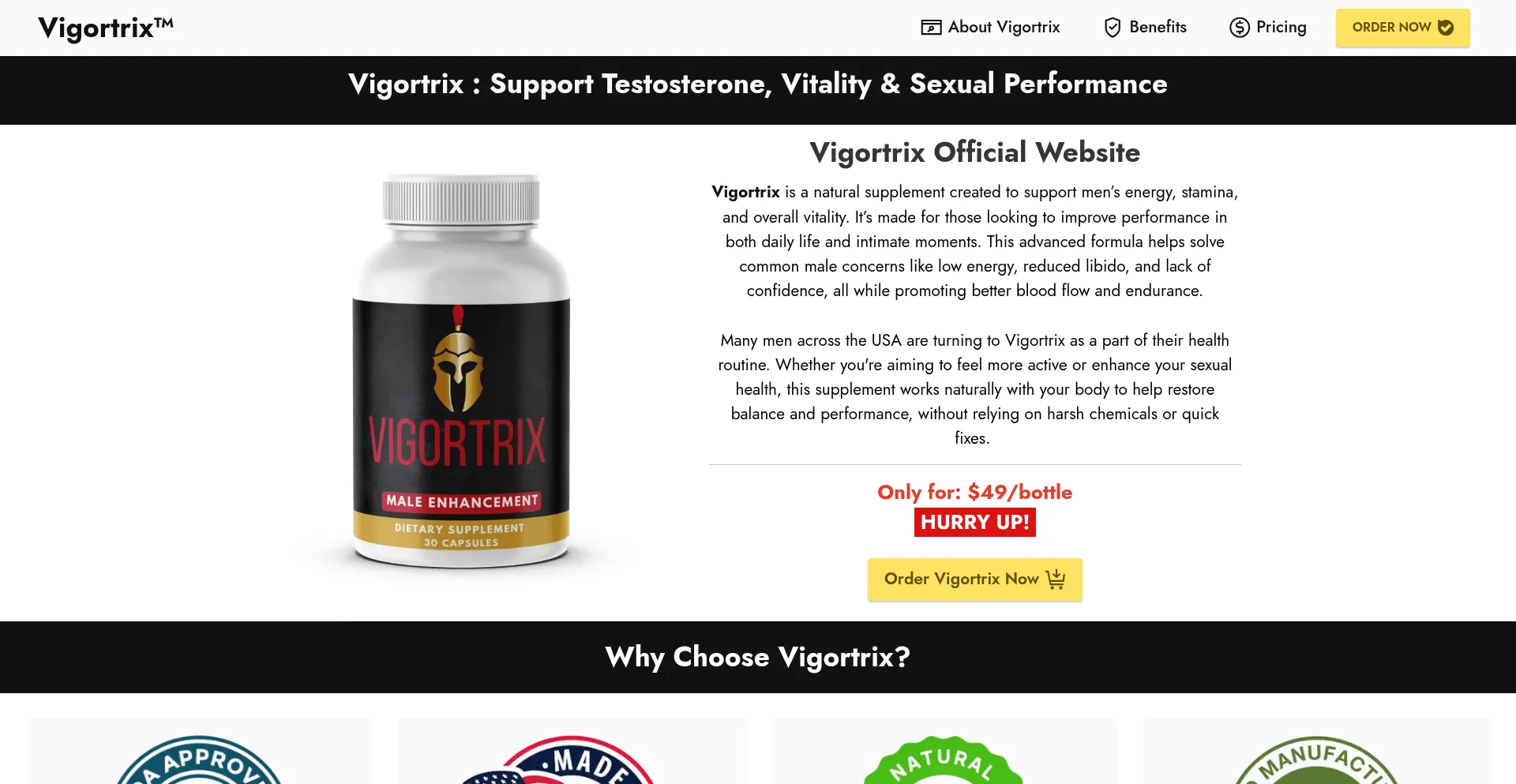 Us-vigortrix.us Review: Reputation Check and Risk Signals