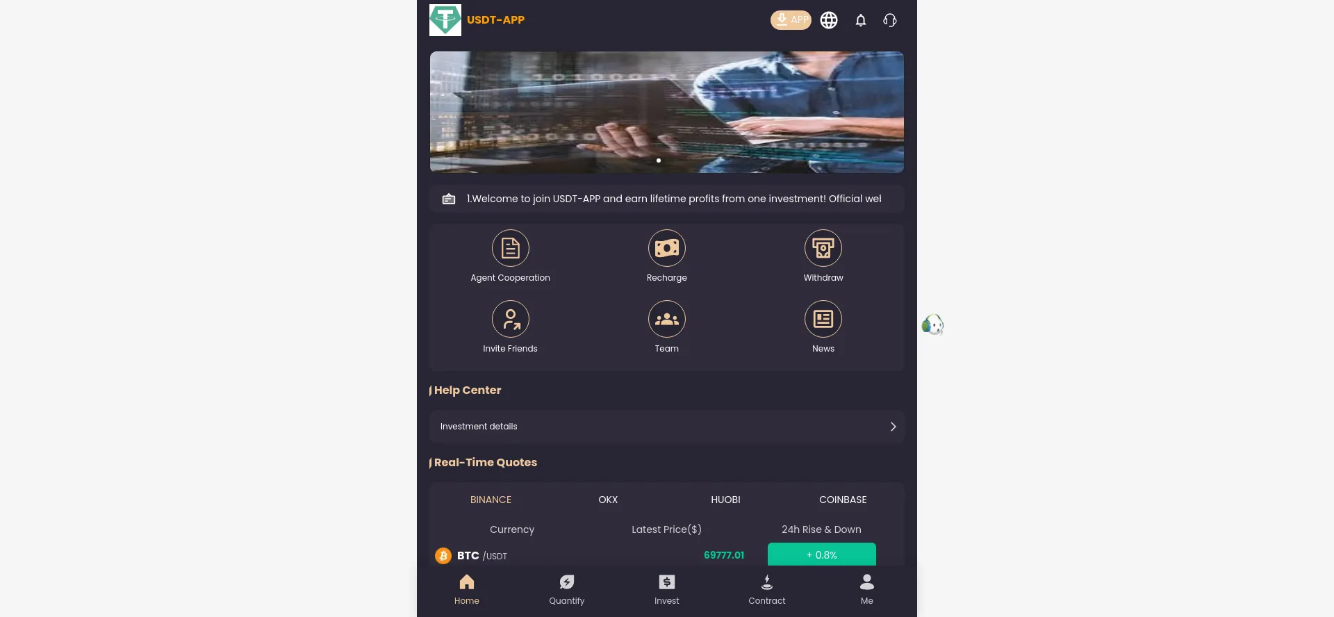 Usdt-app.com Reviews: Financial scam | Check if site is scam or legit