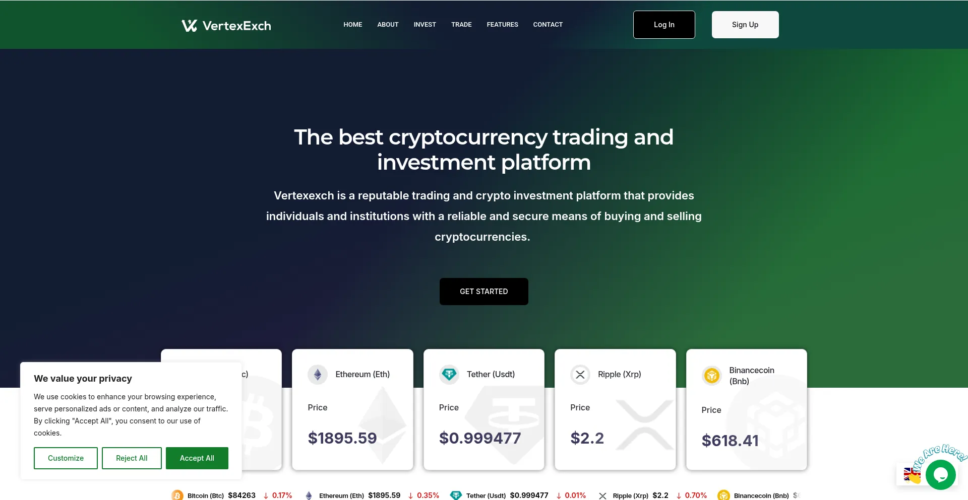 Vertex-exch.com Reviews | Check if site is scam or legit