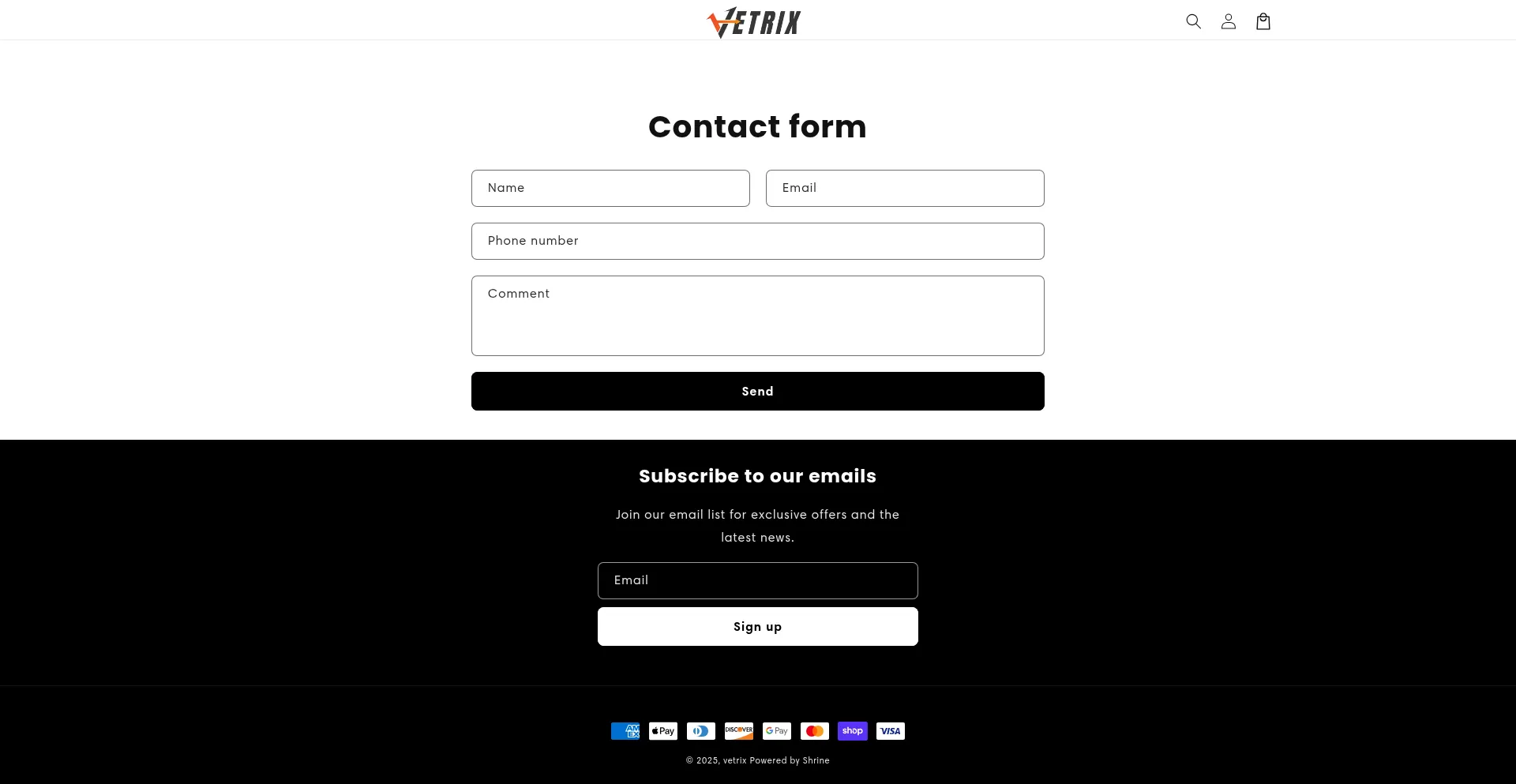 Vetrix.store Reviews: Suspicious Shop. Very Low Trust 1/100