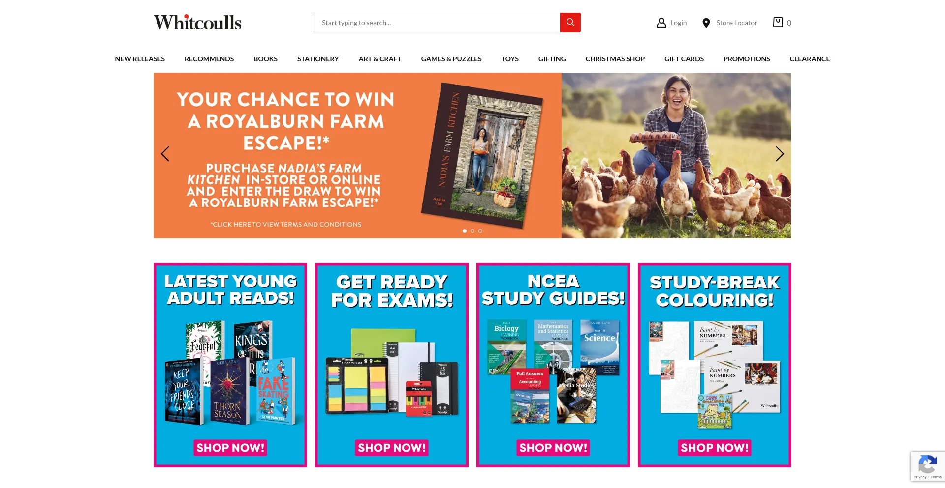 Whitcoulls.co.nz Shopping Site Review (77/100 Trust Score)