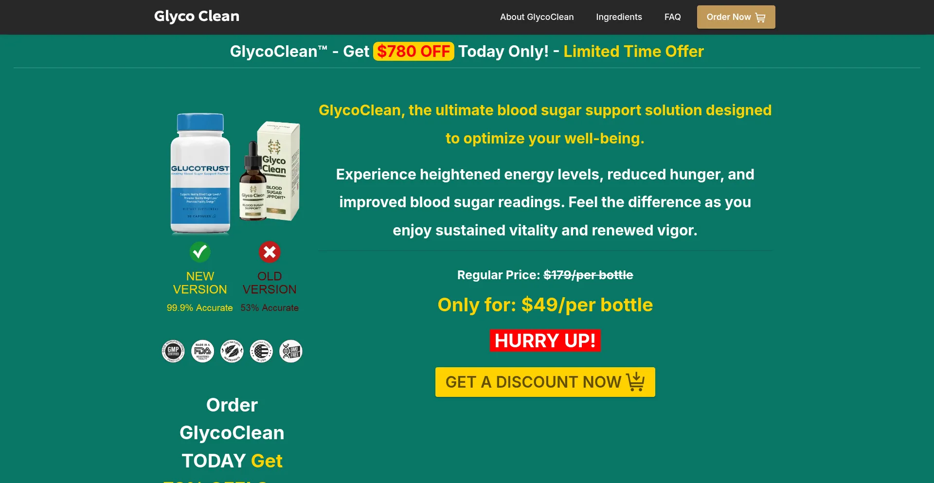 Www-glycoclean.com Reviews: Suspicious Shop. Very Low Trust 1/100