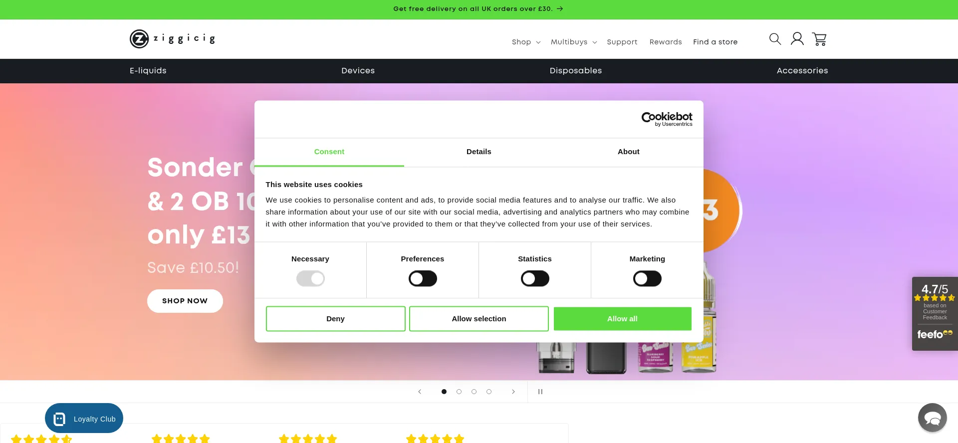 Ziggicig.com Store Reputation Review (79/100 Trust Score)